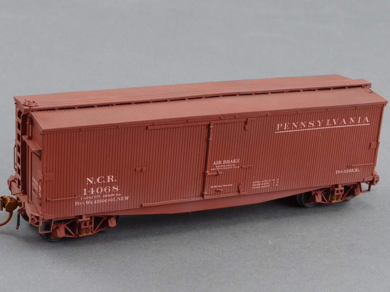 HO Westerfield 1303 Pro Built Kit - PRR / NCR Pennsylvania XL Box Car ...
