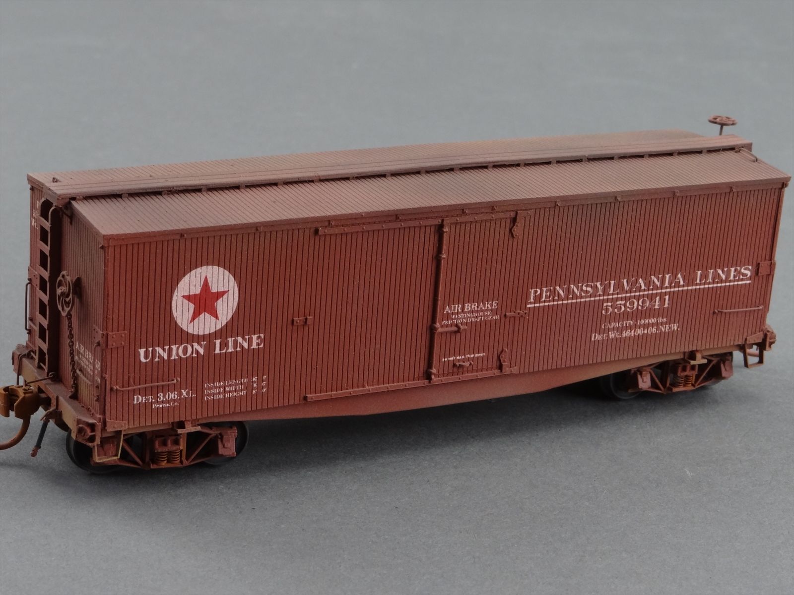 HO Westerfield 1302 Pro Built Kit - PRR Pennsylvania Union Line XL Box ...