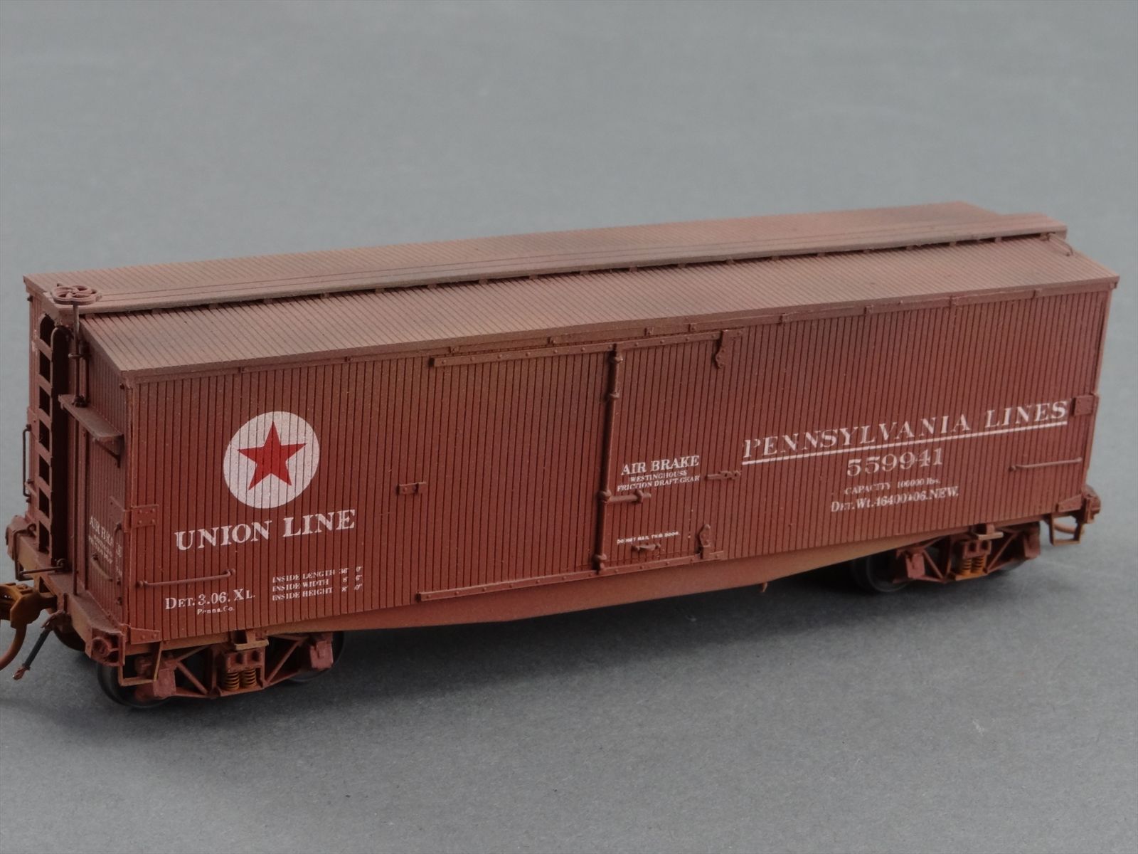 HO Westerfield 1302 Pro Built Kit - PRR Pennsylvania Union Line XL Box ...