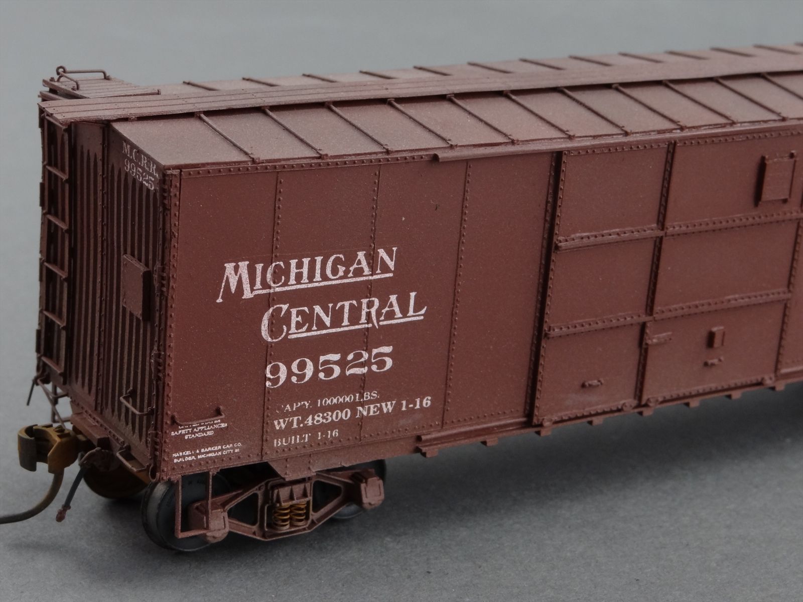 HO Westerfield 7903 Pro Built Kit - NYC Michigan Central Steel Auto Box ...