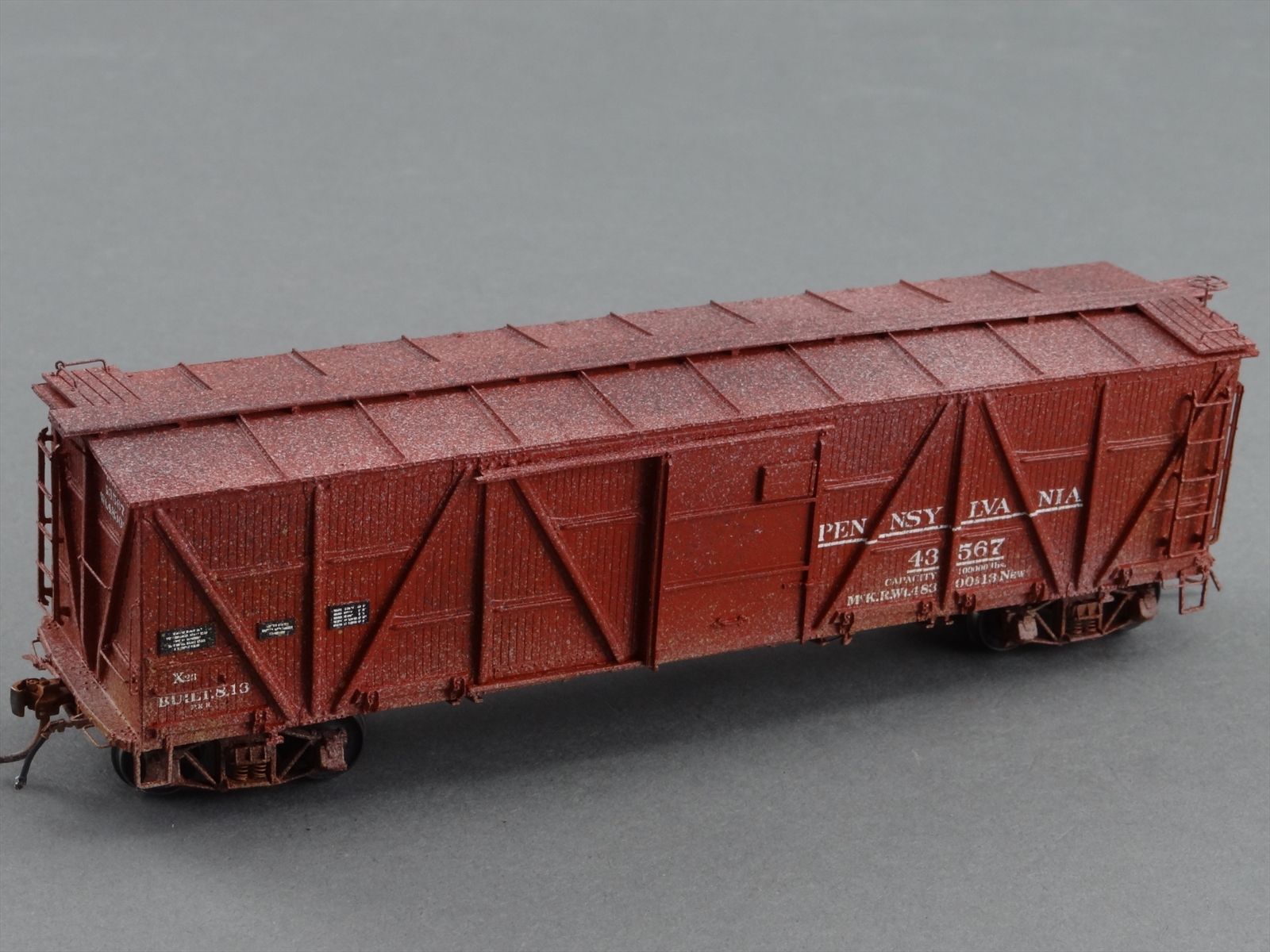 HO Westerfield 10001 Pro Built Kit - PRR Pennsylvania X23 Box Car ...