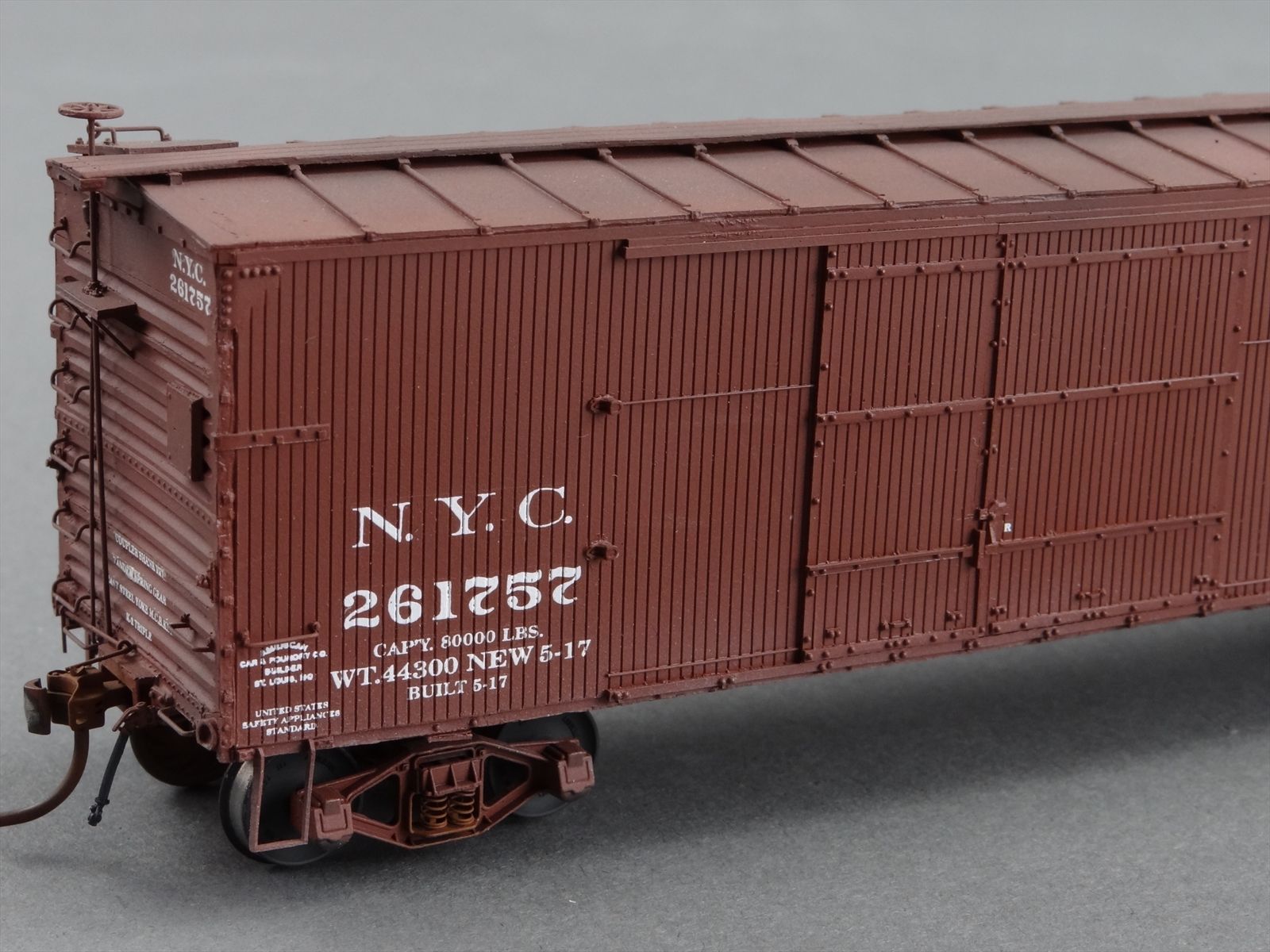 HO Westerfield 10101 Pro Built Kit - NYC New York Central Auto Box Car ...