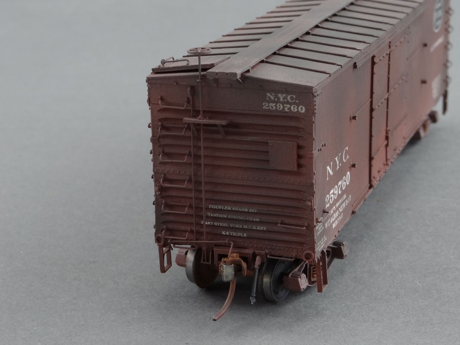 HO Westerfield 10101 Pro Built Kit - NYC New York Central Auto Box Car ...