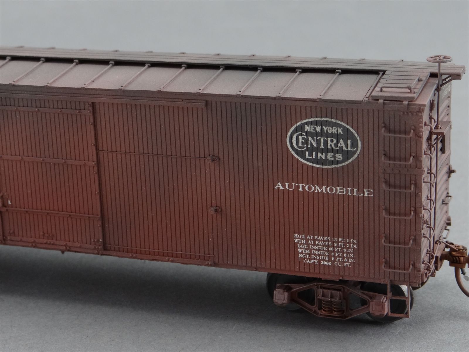 HO Westerfield 10101 Pro Built Kit - NYC New York Central Auto Box Car ...