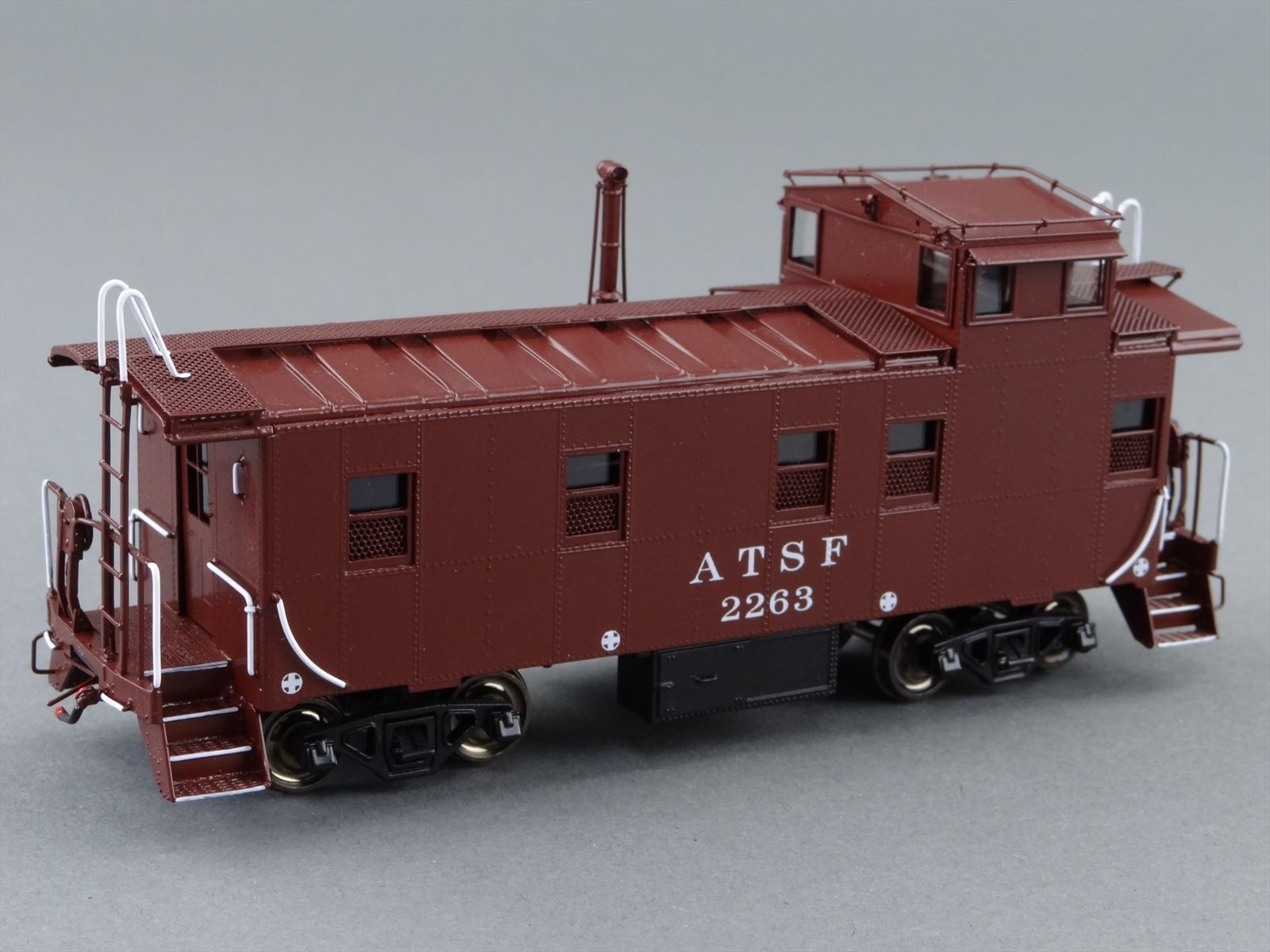 HO Brass Model Train - Pecos River 2706P ATSF Santa Fe - Caboose #2263
