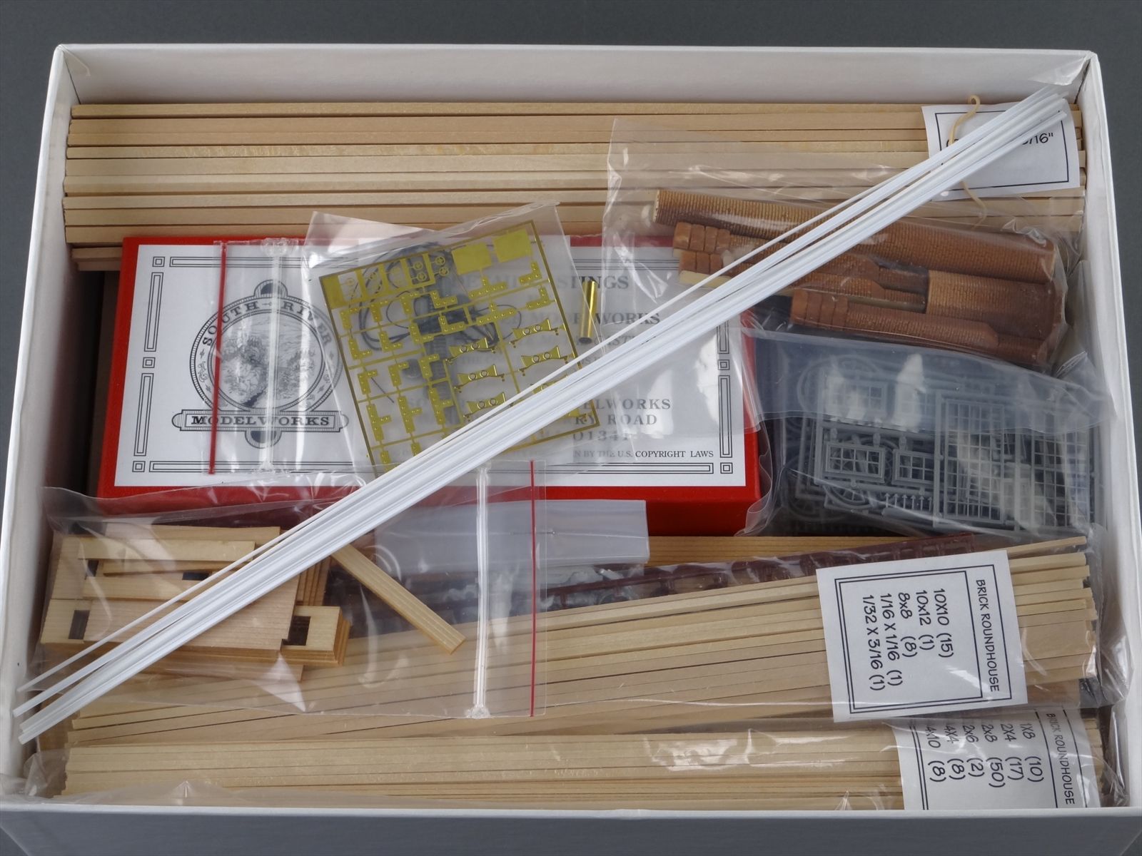 HO Scale SRMW South River Model Works Kit #220 The Brick Roundhouse - 5 ...