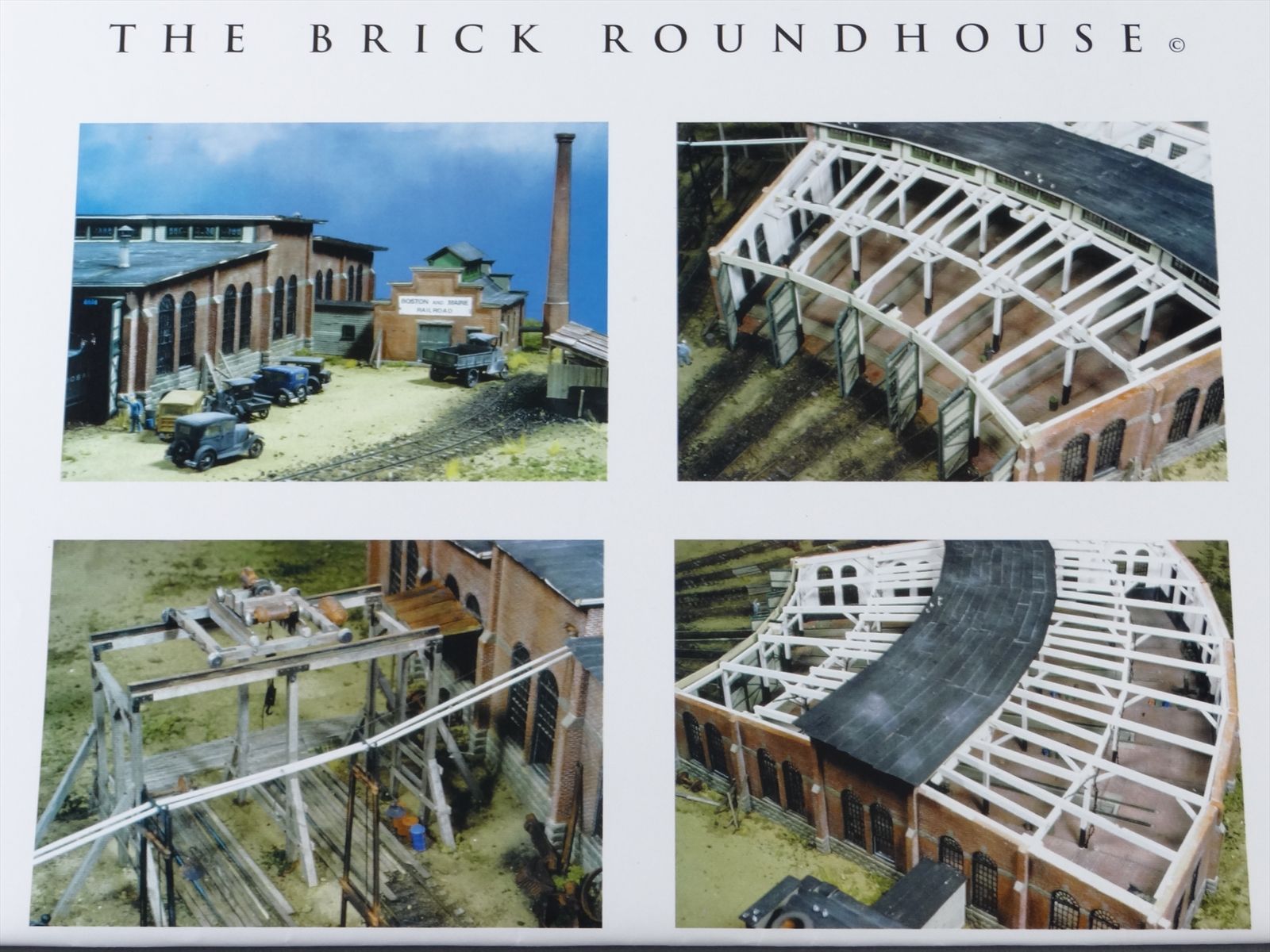 HO Scale SRMW South River Model Works Kit #220 The Brick Roundhouse - 5 ...