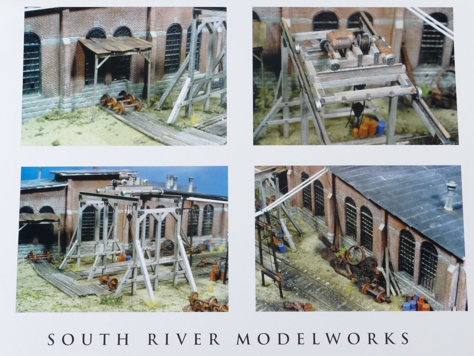 HO Scale SRMW South River Model Works Kit #220 The Brick Roundhouse - 5 ...