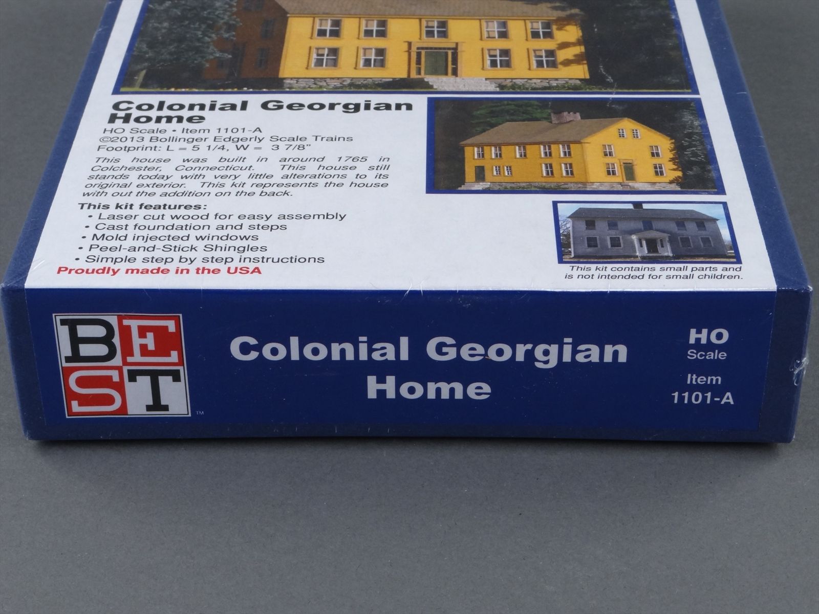 HO Scale BEST Craftsman Kit #1101-A - Colonial Georgian Home ...