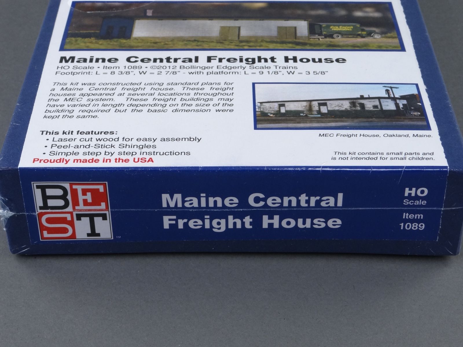 HO Scale BEST Craftsman Kit #1089 - MEC Maine Central Freight House ...