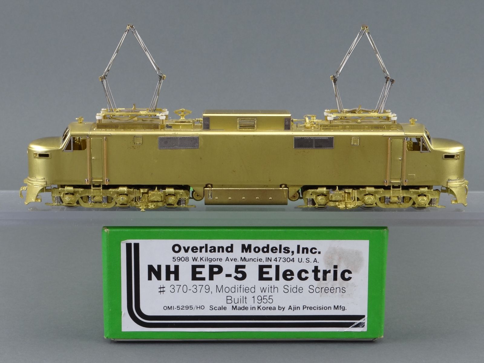 HO Brass OMI 5295 Overland NH New Haven EP-5 Electric - #370-379 ...