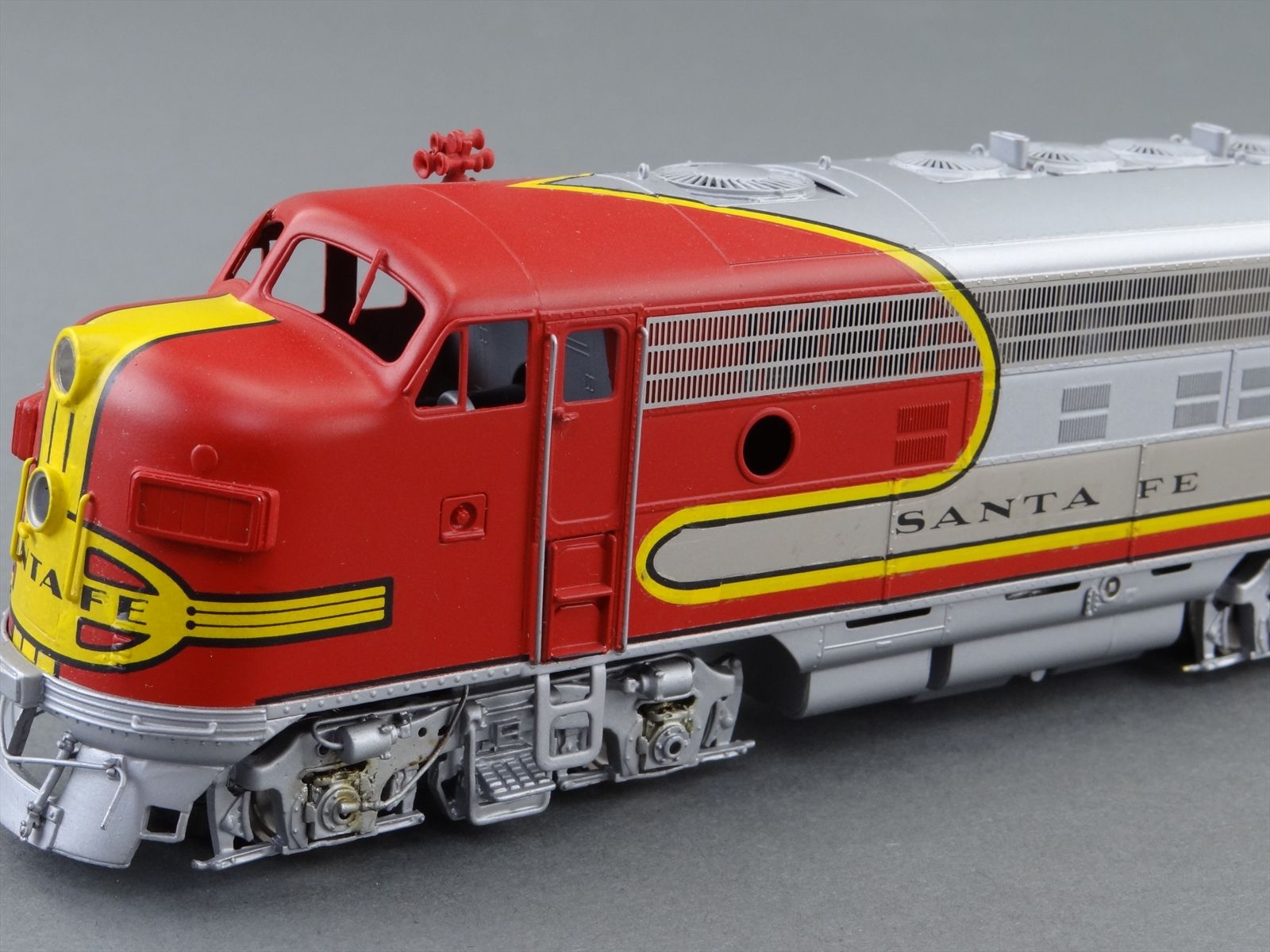 HO Brass Oriental Limited ATSF Santa Fe Plated F7 F7A F7B AB Diesel Set