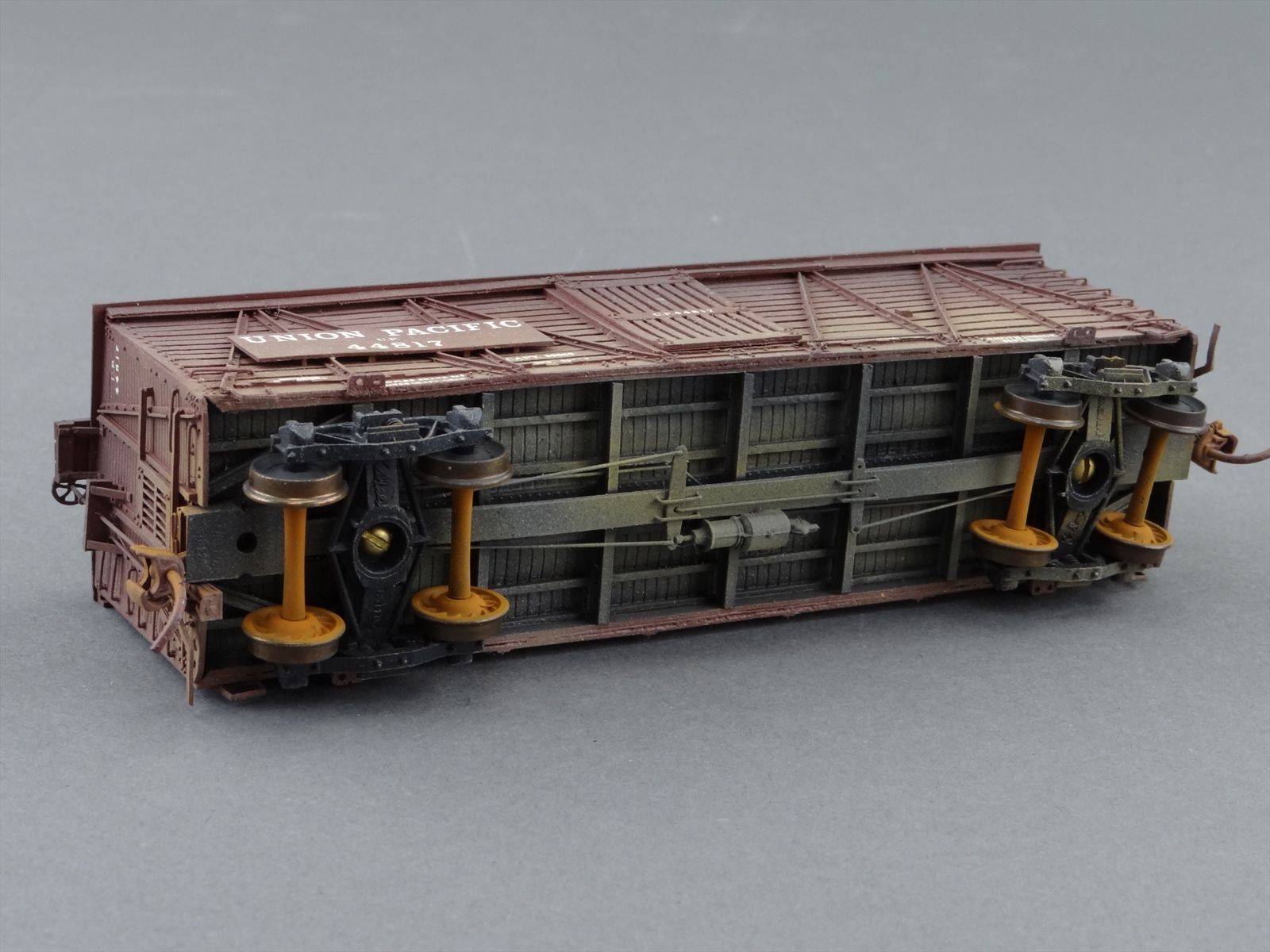 HO Westerfield 5202 Pro Built Kit - UP Union Pacific S-40-4 Stock Car #44817 - Custom