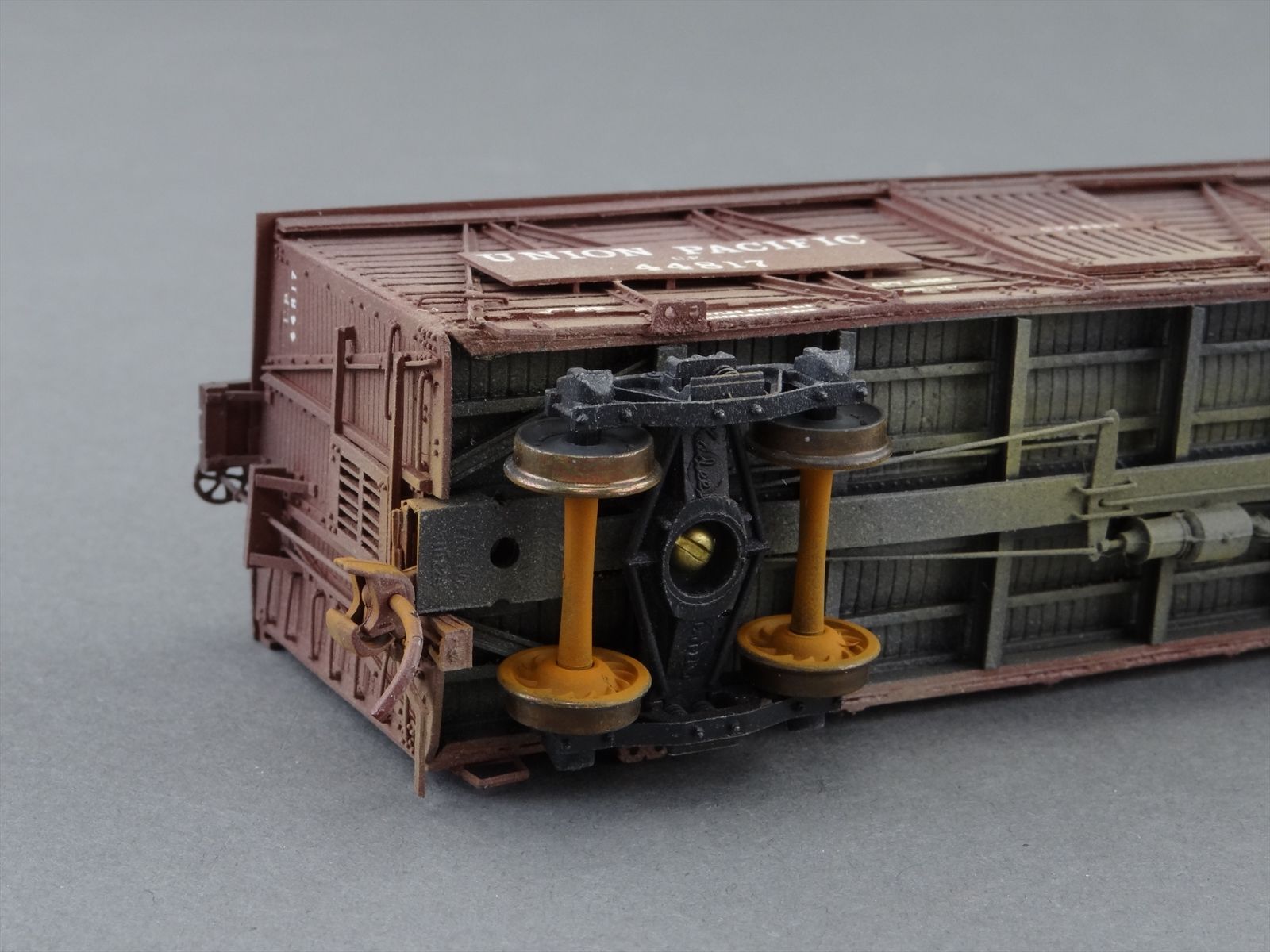 HO Westerfield 5202 Pro Built Kit - UP Union Pacific S-40-4 Stock Car #44817 - Custom