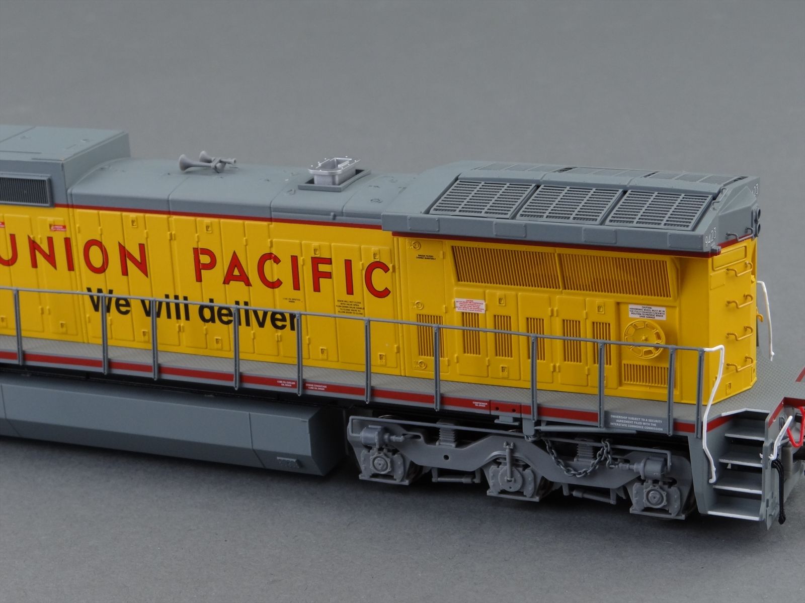 HO Scale Atlas 9654 UP Union Pacific HO Dash 8-40CW Diesel Engine #9423 ...