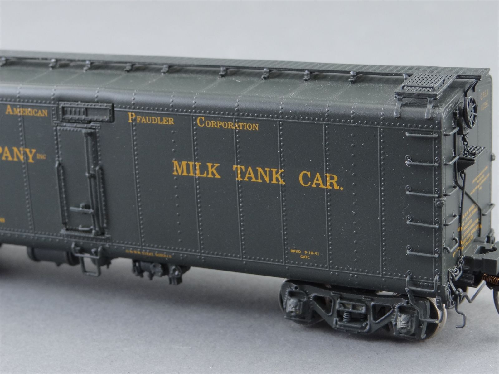 HO Brass OMI 3054 Overland Pfaudler 40' Milk Tank Car GPEX #1036 - w ...