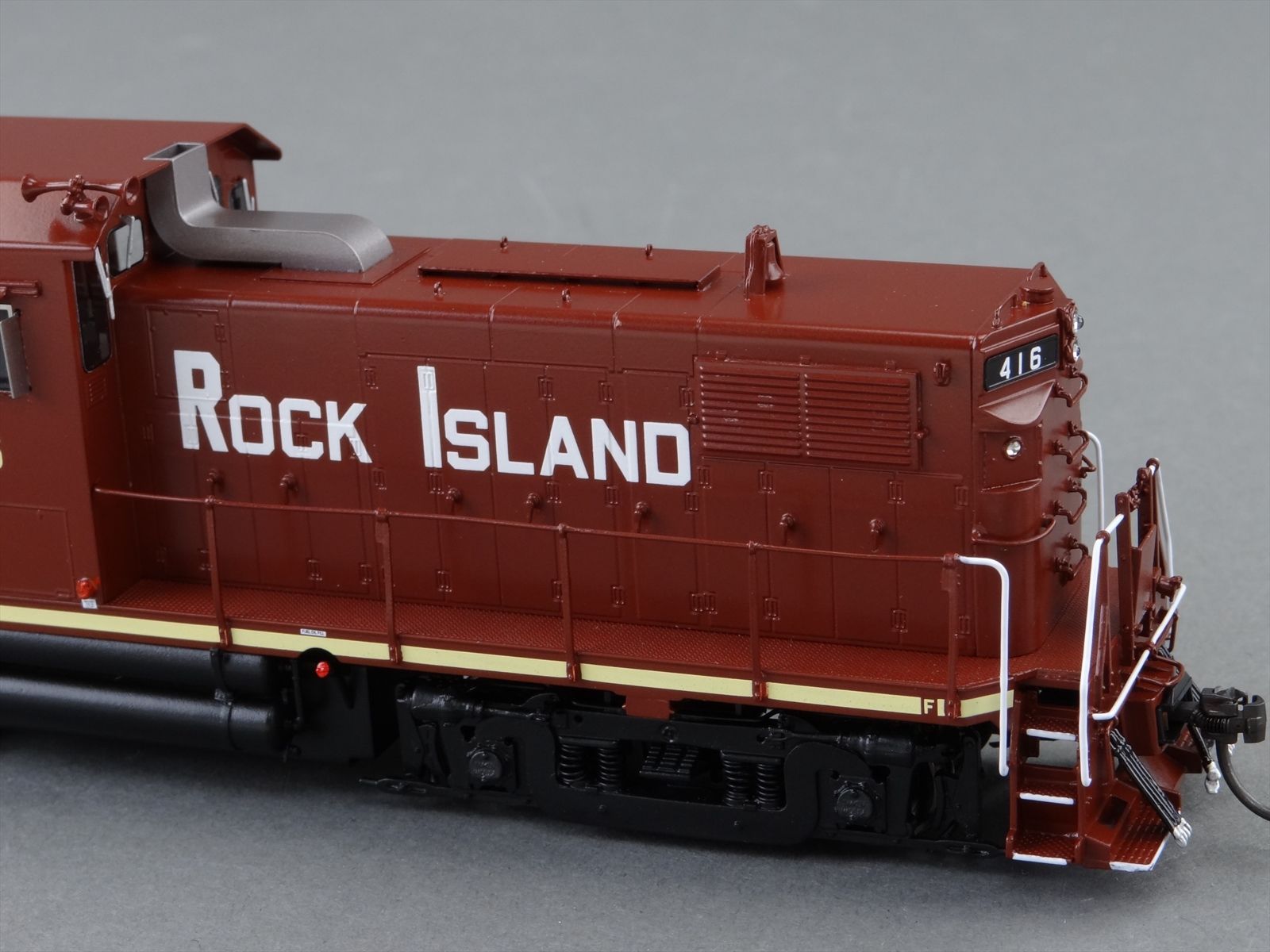 HO Brass Model Train - OMI 7008.1 RI Rock Island ALCO C415 Diesel #416 ...