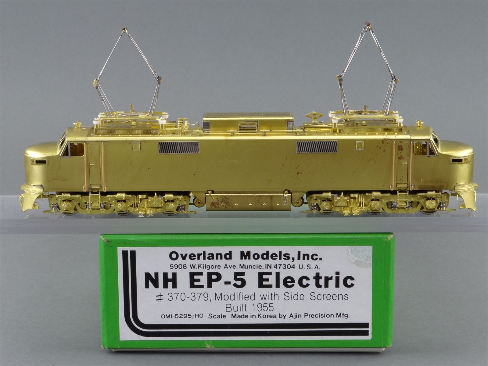 HO Brass OMI 5295 Overland NH New Haven EP-5 Electric - #370-379 ...