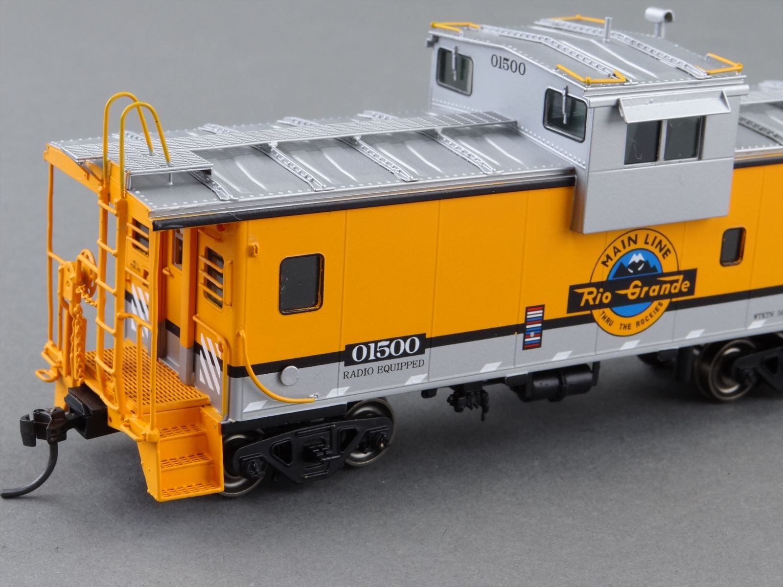 HO Brass OMI 4229.1 Overland D&RGW Rio Grande Caboose #01500 w ...