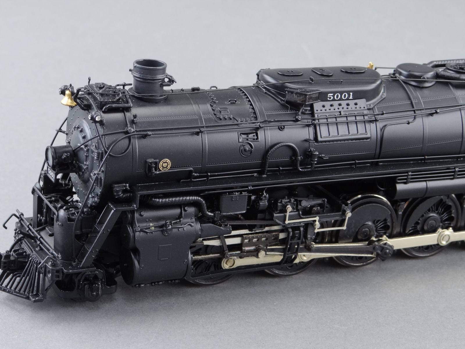 HO Brass Hallmark Super Crown ATSF Santa Fe 2-10-4 #5001 Original w ...