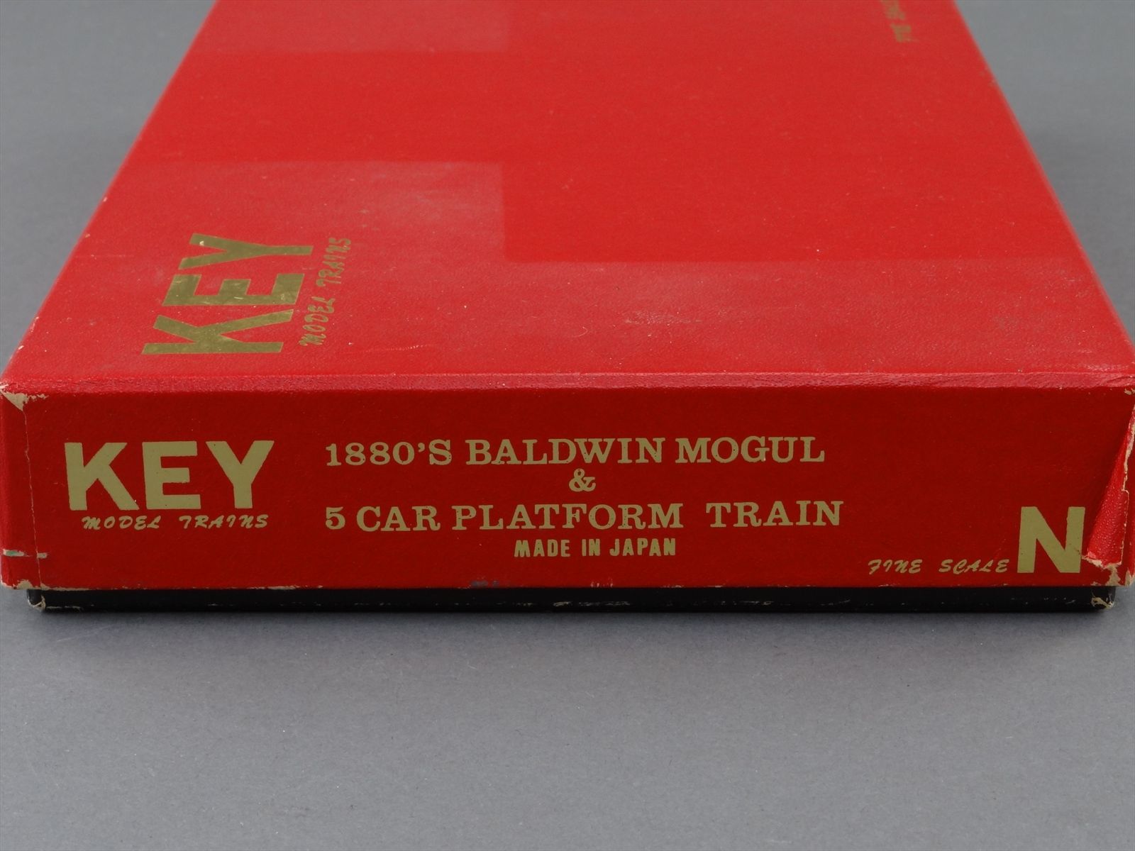 N Scale Brass / Cast Metal - Key Imports 1880's Baldwin 2-6-0 Mogul & 5 ...