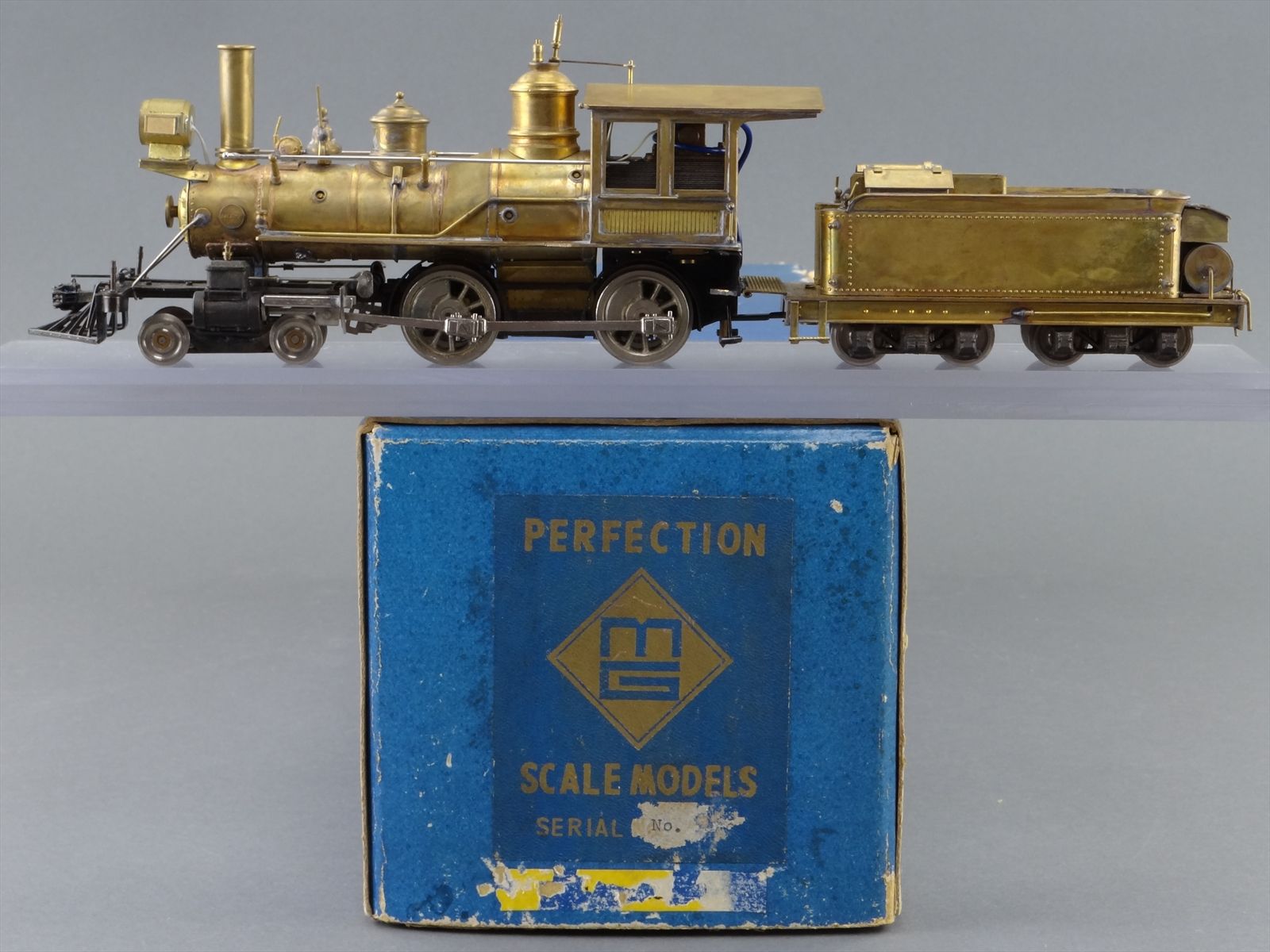 On3 Scale Brass MG Max Gray D&RG Rio Grande Baldwin 4-4-0 Steam Locomotive