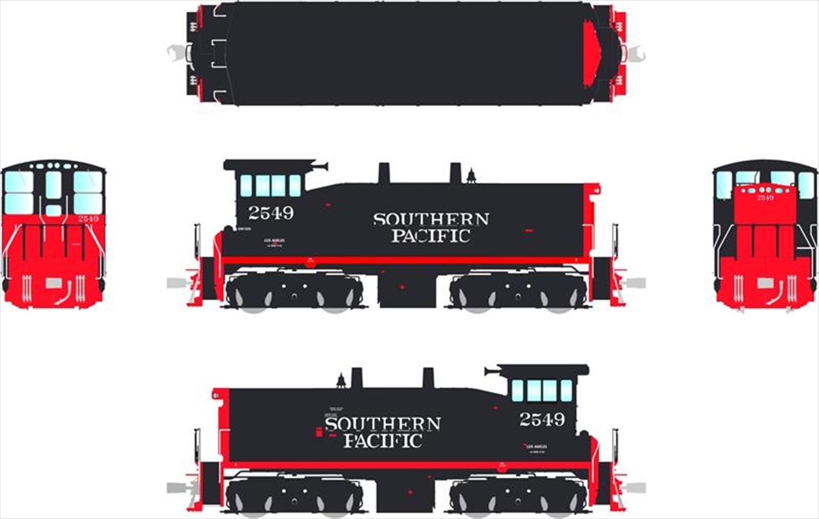 HO BLI 3322 / P822 Broadway Limited SP Southern Pacific Bloody Nose EMD ...