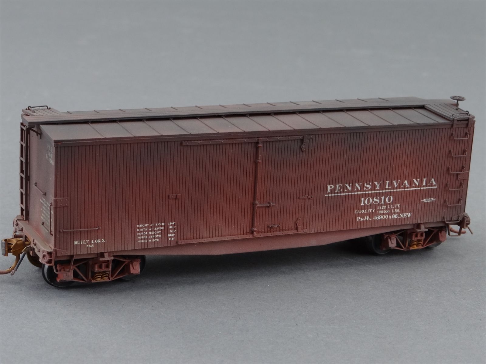 HO Westerfield 1310 Pro Built Kit - PRR Pennsylvania XL Box Car #10810 ...