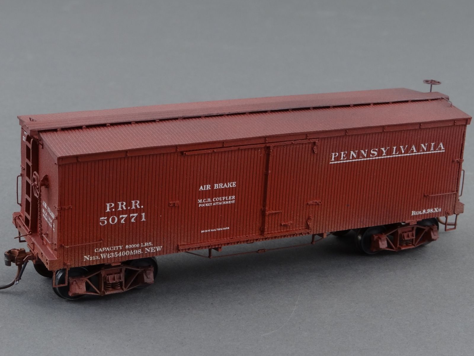 HO Westerfield 11701 Pro Built Kit - PRR Pennsylvania Box Car #50771 ...