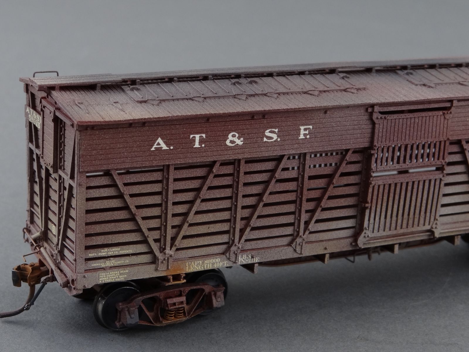 HO Westerfield 11501 Pro Built Super Kit - ATSF Santa Fe Stock / Dump ...