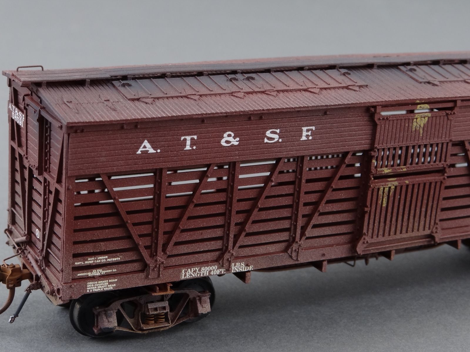 HO Westerfield 11501 Pro Built Super Kit - ATSF Santa Fe Stock / Dump ...