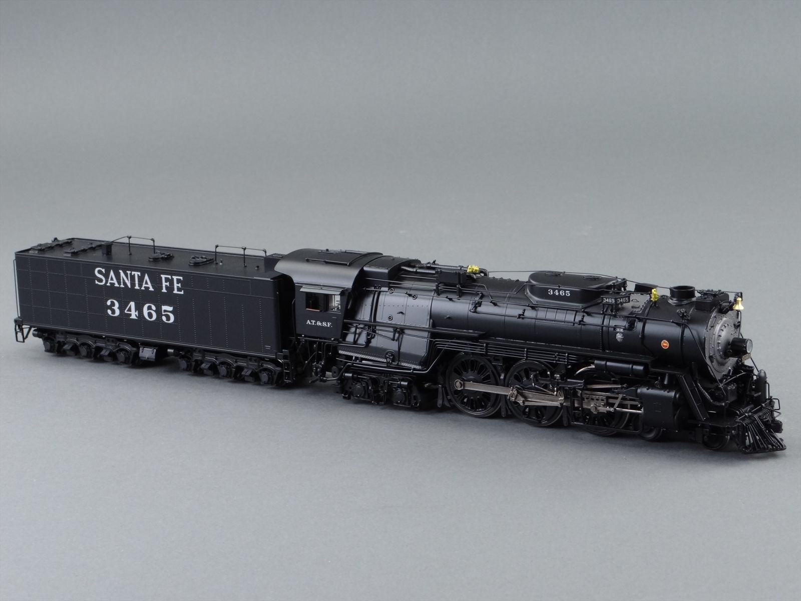 HO Brass GPM Glacier Park Models ATSF Santa Fe 3460 Class 4-6-4 #3465 ...