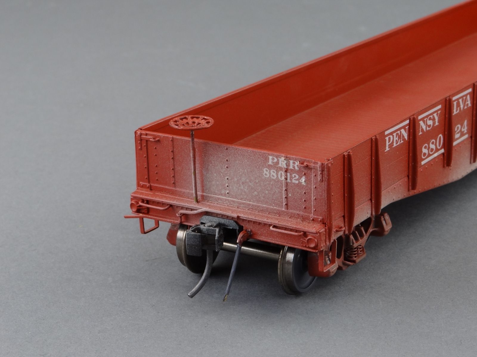 O Scale Brass Hallmark Models PRR Pennsylvania Railroad GRA Gondola #880124