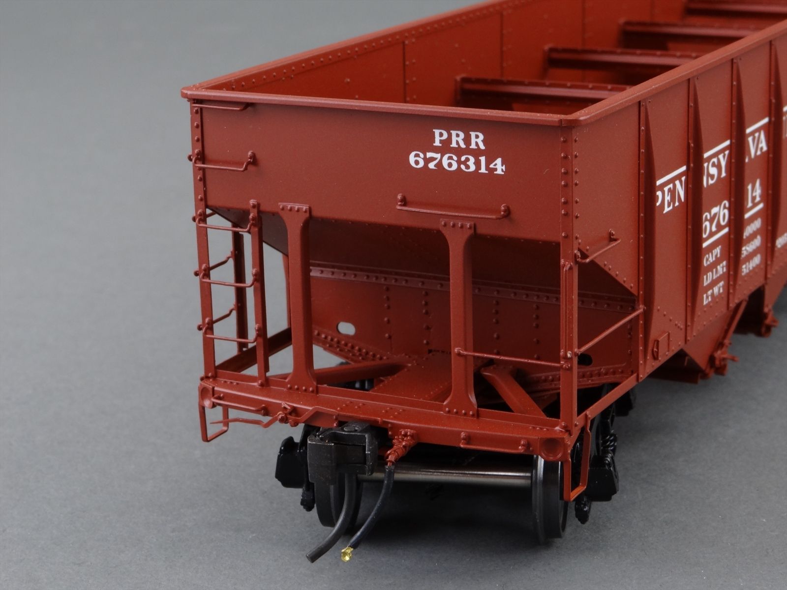 O 2-Rail Brass Keystone Model Works PRR Pennsylvania H25 Hopper #676314