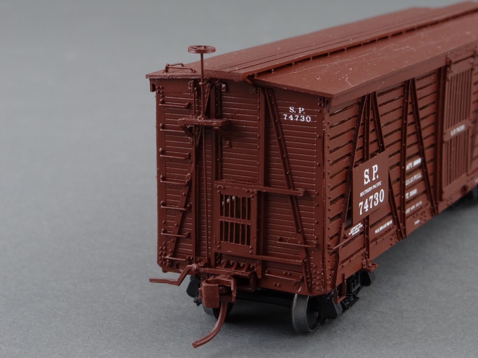 HO Westerfield 5201 Pro Built Kit - SP Southern Pacific S-40-4 Stock Car #74730 - Custom