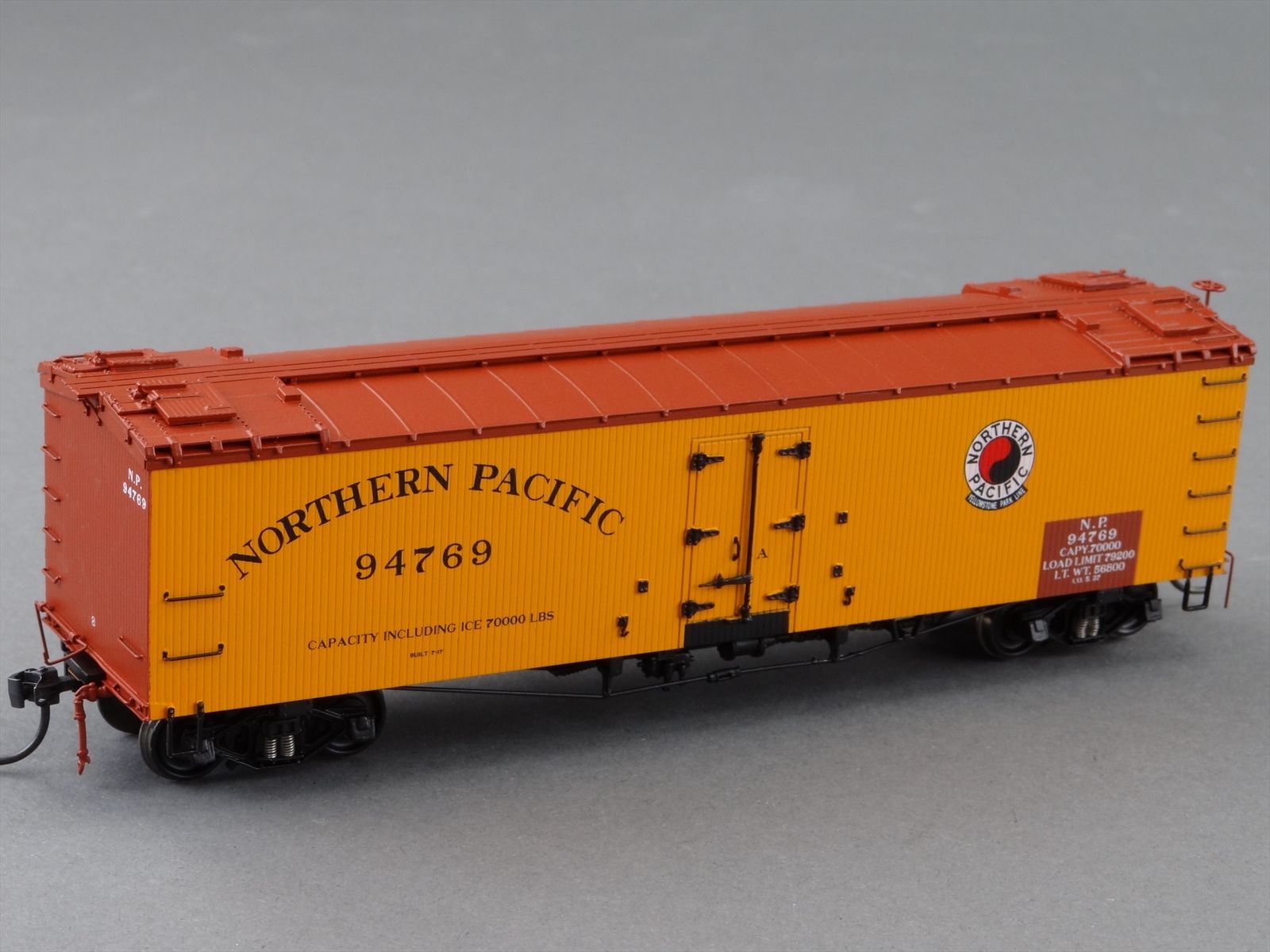HO Brass Model Train - W&R Enterprises NP Northern Pacific Wood Reefer ...