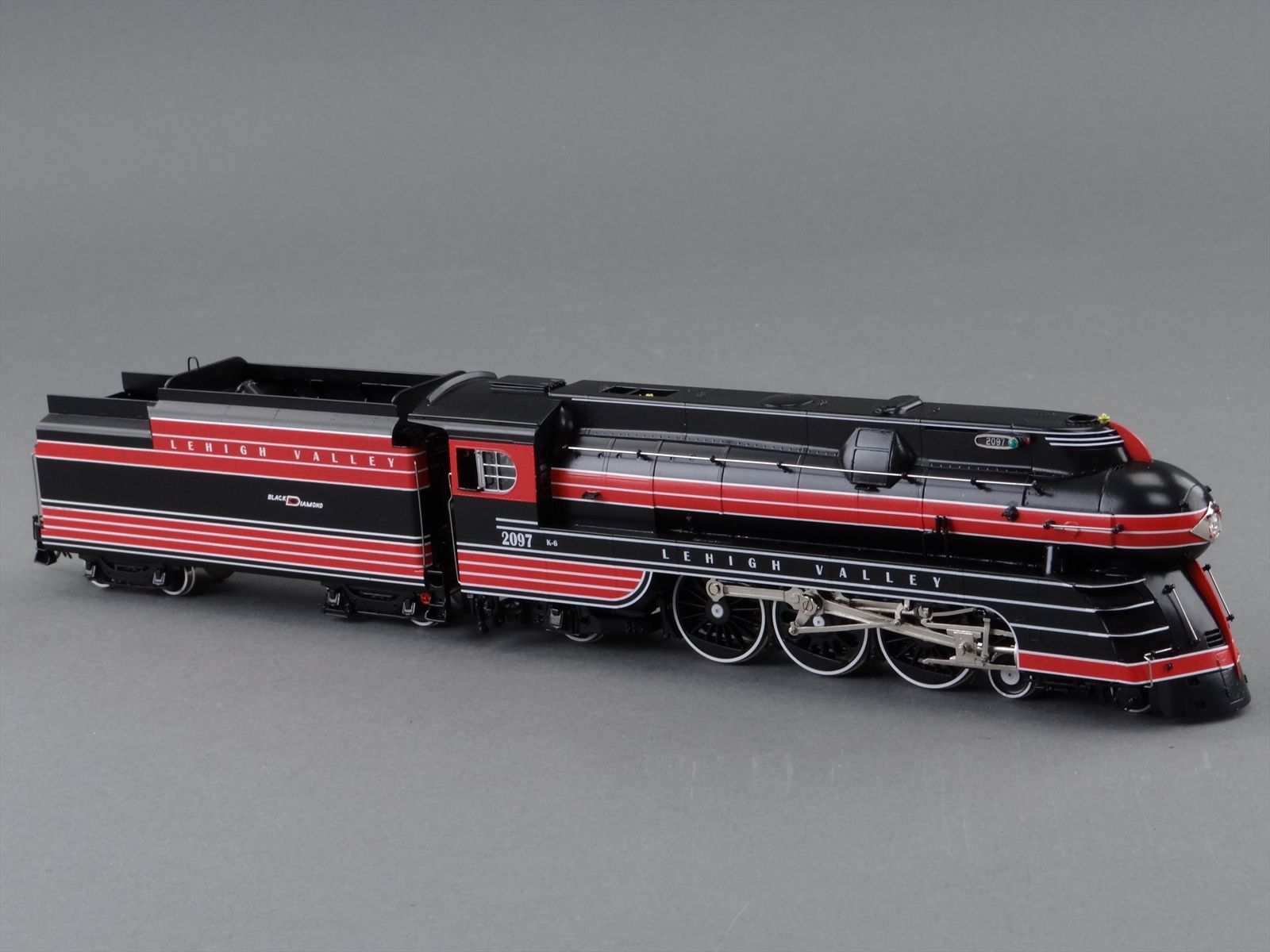 HO Brass Model Train PSC Lehigh Valley 4-6-2 K-6 The Black Diamond w ...