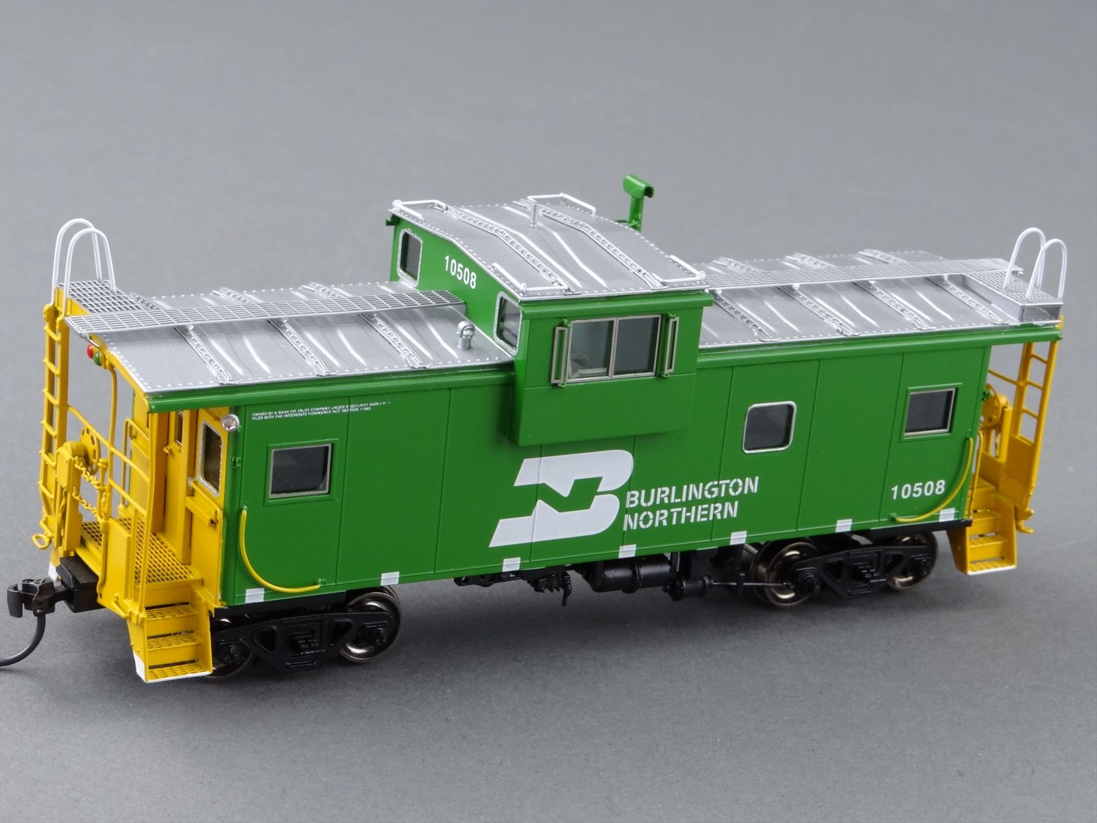 HO Brass OMI 4214.1 Overland BN Burlington International W-V Caboose #10508 - Lighted
