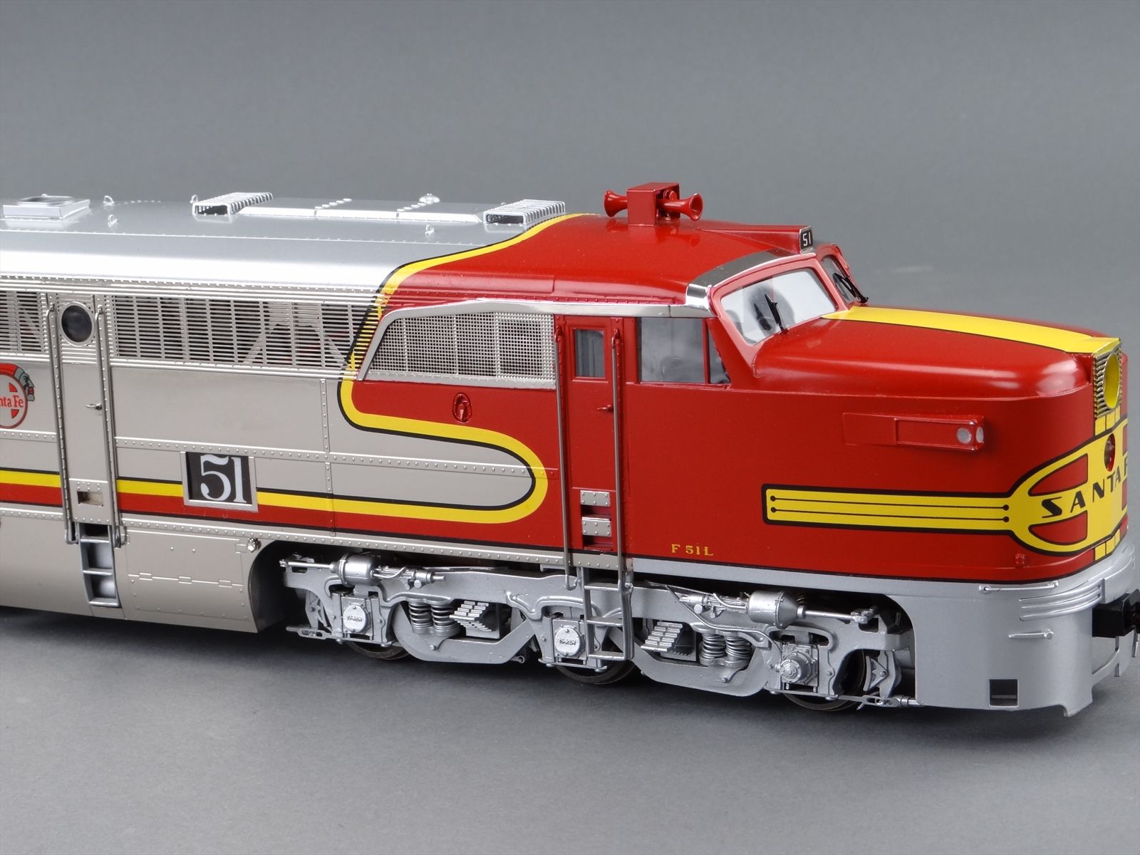 O Scale 2-Rail Brass Model Train - OMI 0589.1 ATSF Santa Fe PA-1 PB-1 ...