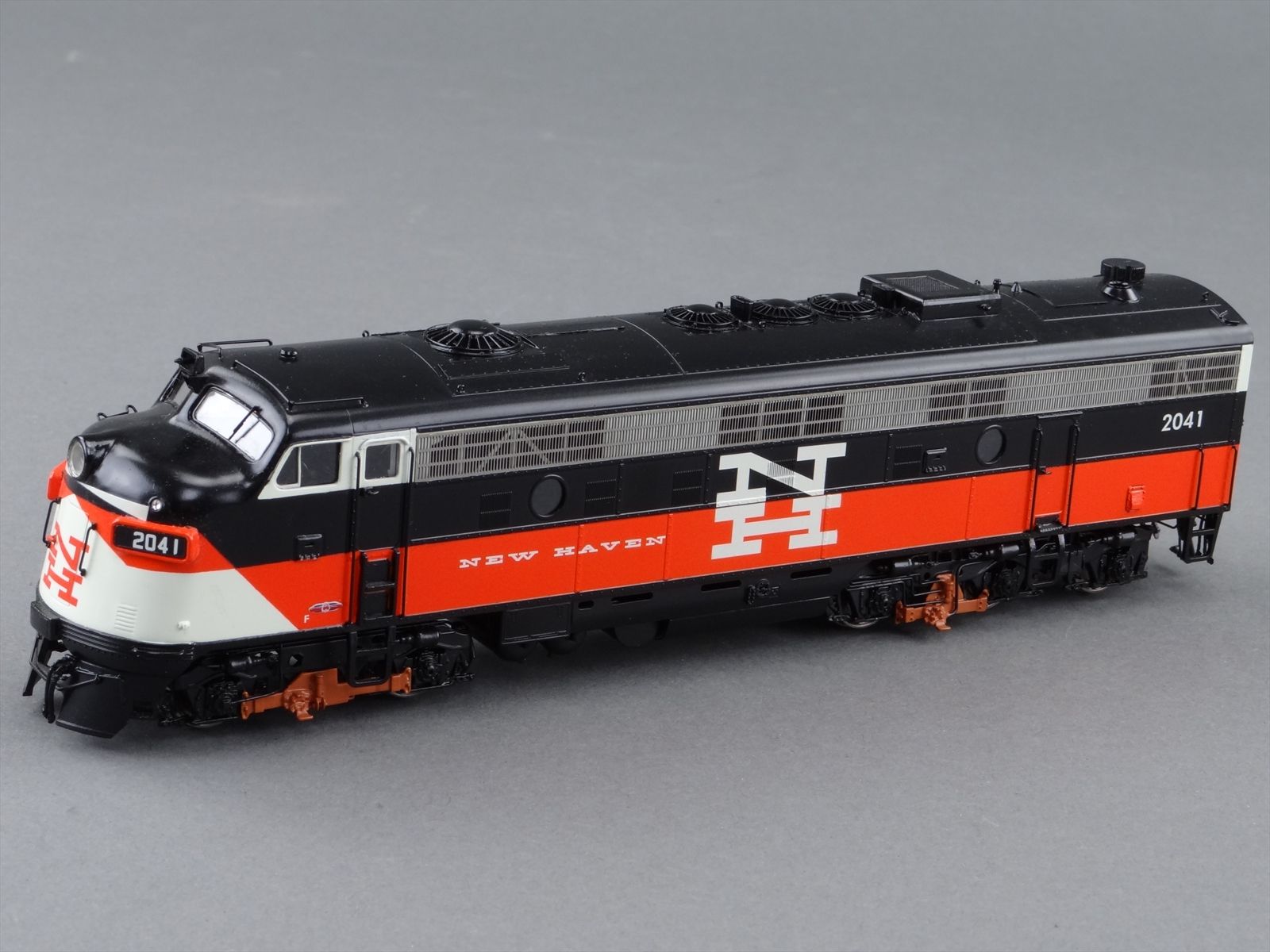 HO Brass Model Train - OMI 6105.1 NH New Haven EDER-5 FL9 Diesel #2041 ...