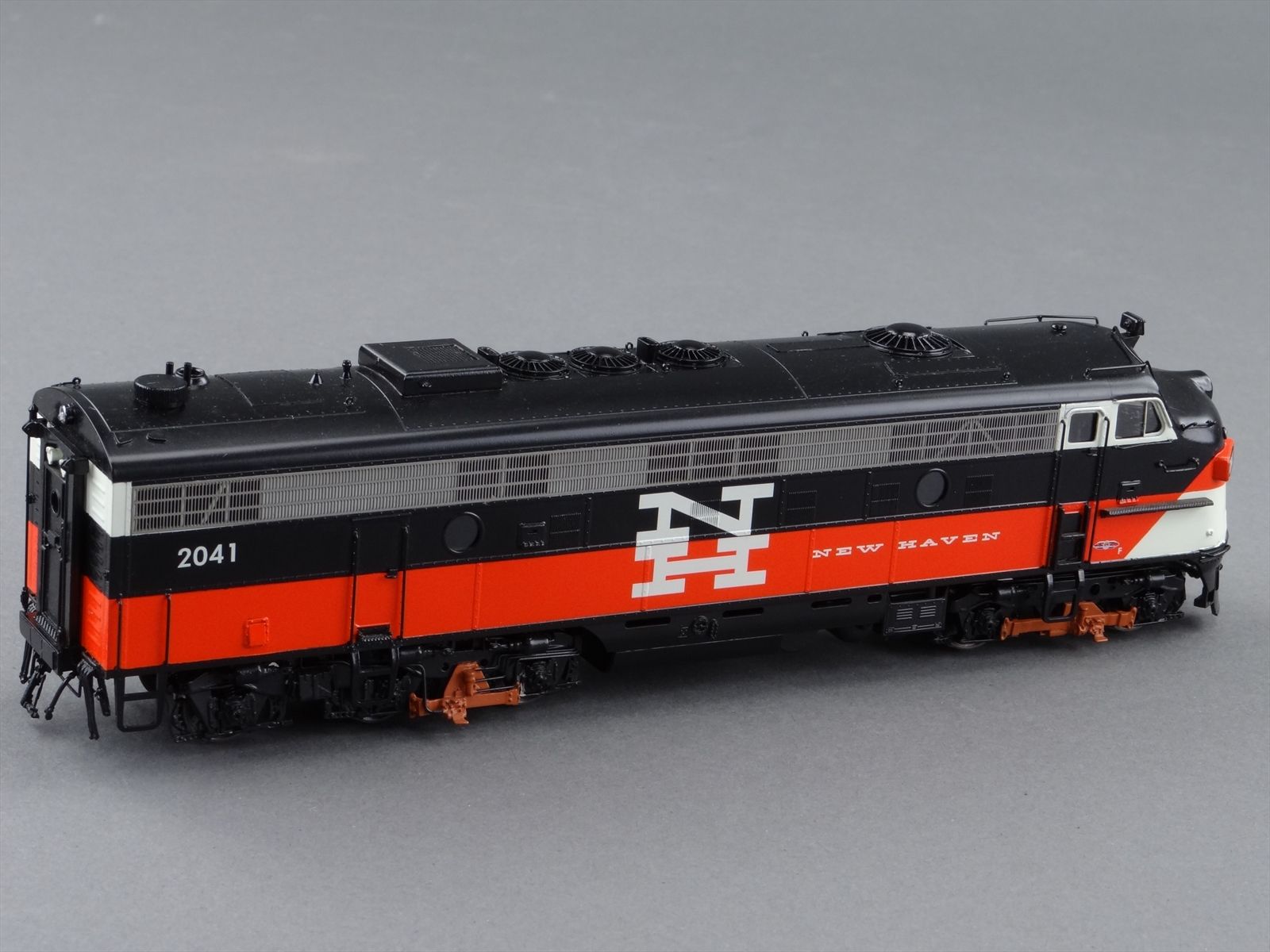 HO Brass Model Train - OMI 6105.1 NH New Haven EDER-5 FL9 Diesel #2041 ...