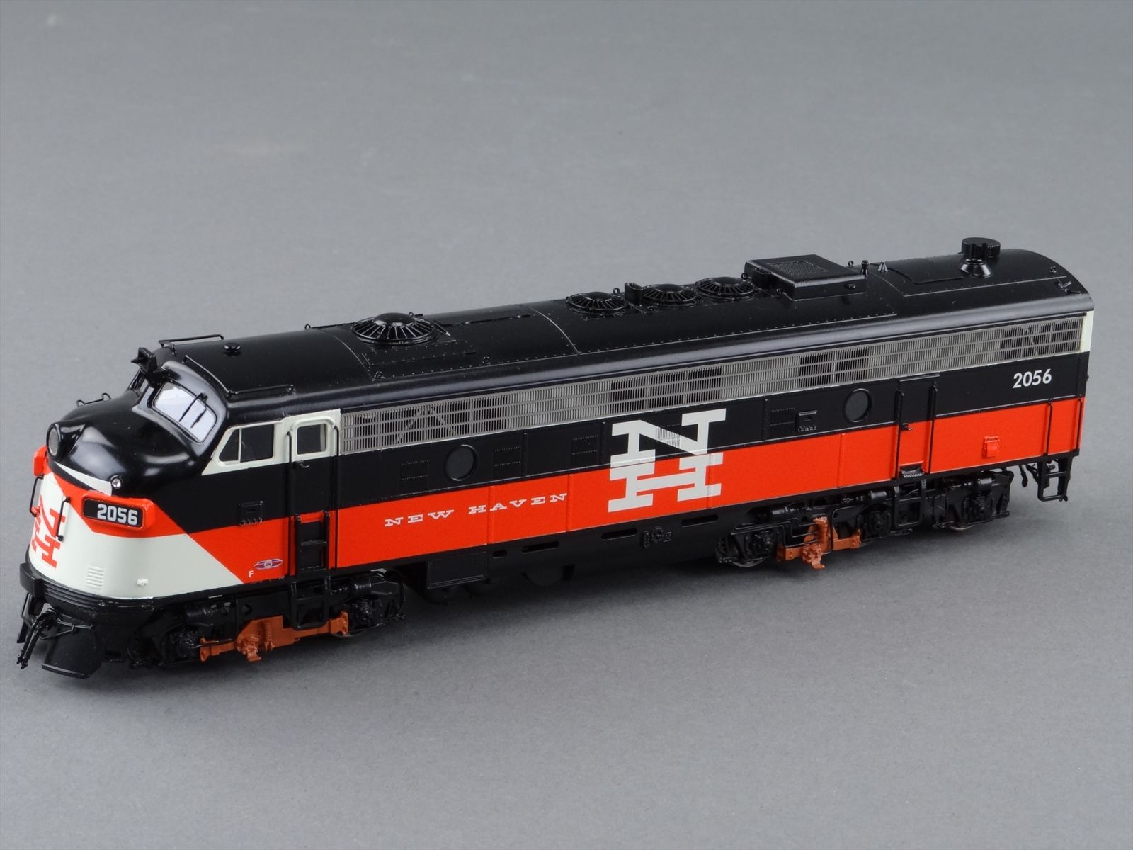 HO Brass Model Train - OMI 6105.1 NH New Haven EDER-5 FL9 Diesel #2056 ...