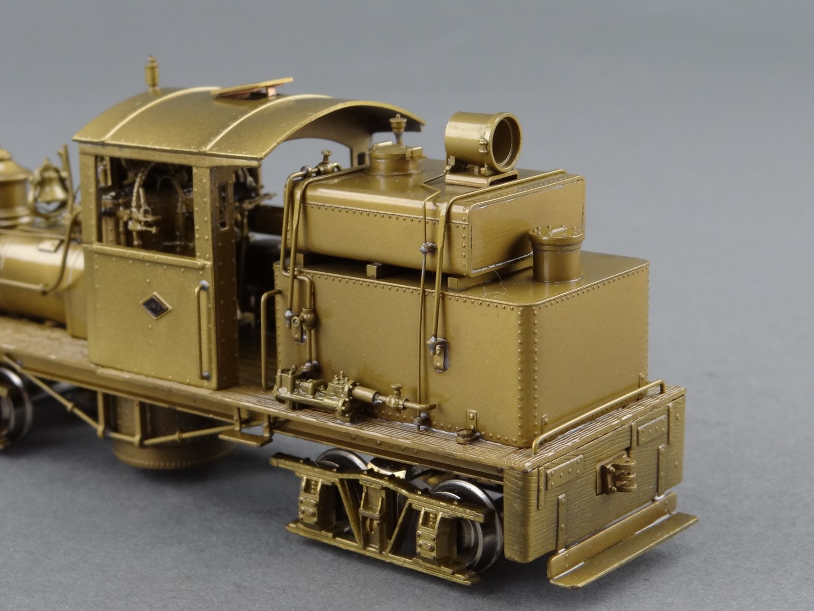 HO Brass Model Train - PFM United Mich Cal Lumber 2-Truck Shay #2 ...
