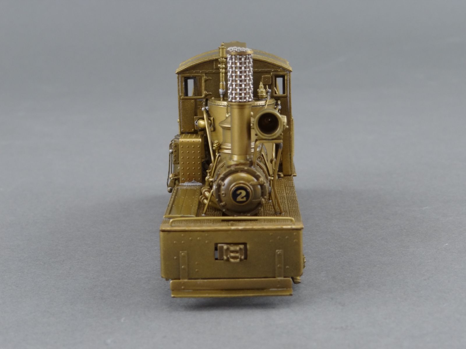 HO Brass Model Train - PFM United Mich Cal Lumber 2-Truck Shay #2 ...