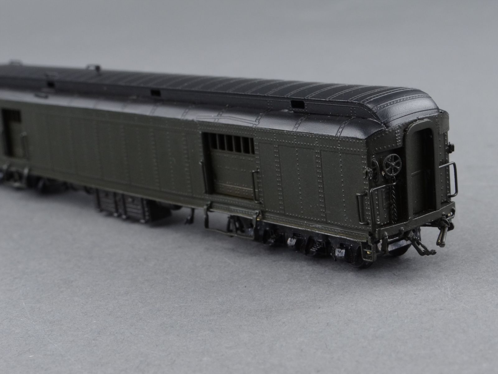 N Scale Pecos River Brass 1801 ATSF Santa Fe Heavyweight Baggage Car ...
