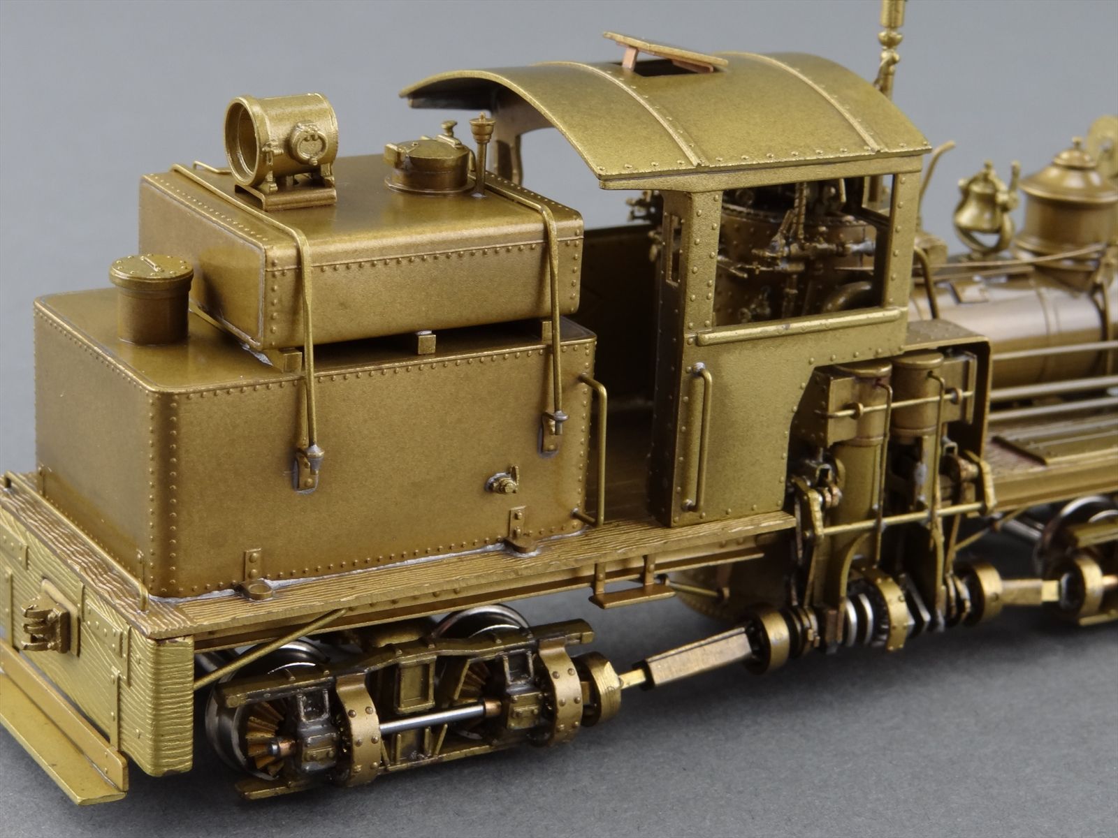 HO Brass Model Train - PFM United Mich Cal Lumber 2-Truck Shay #2 ...
