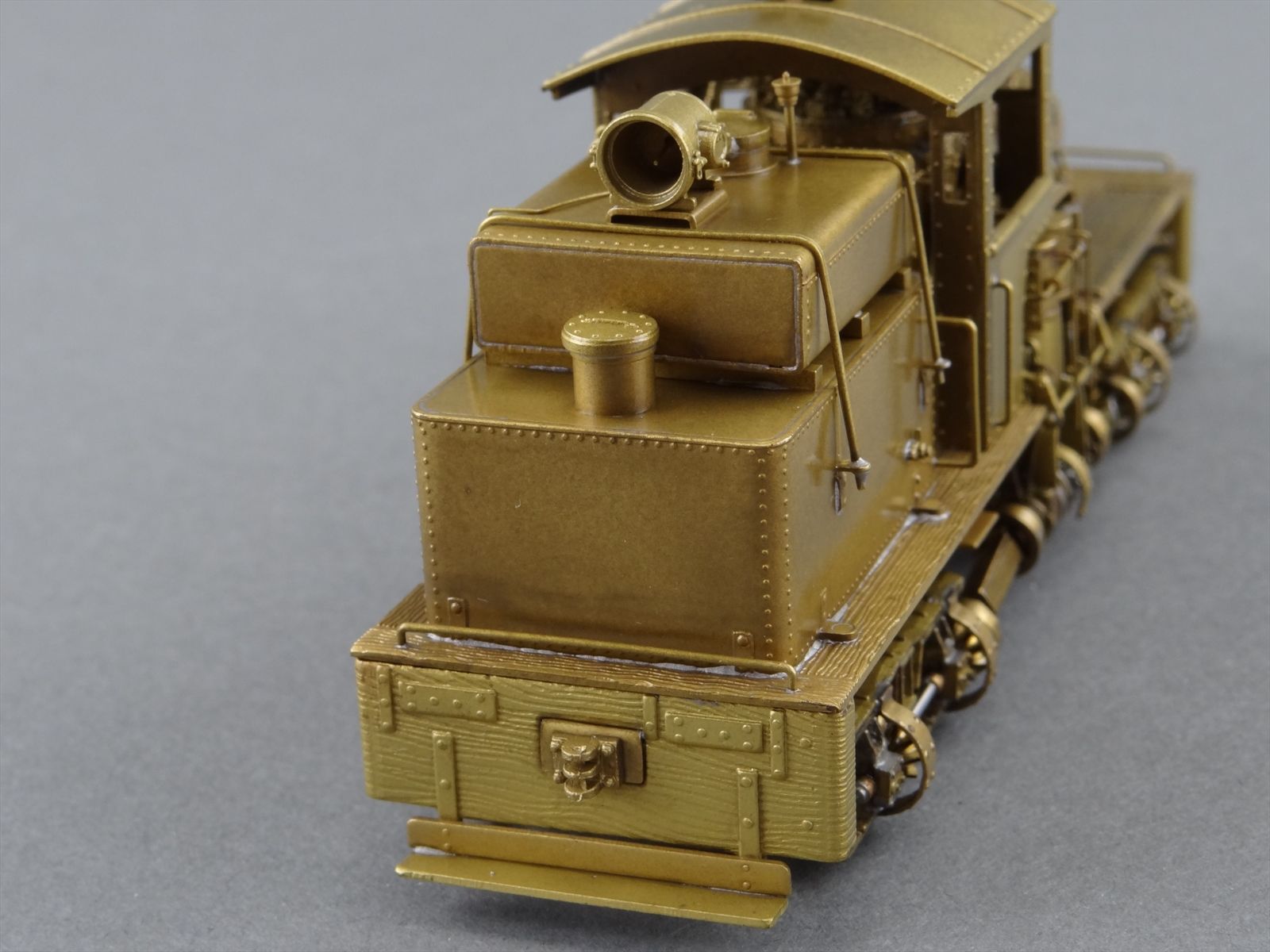HO Brass Model Train - PFM United Mich Cal Lumber 2-Truck Shay #2 ...