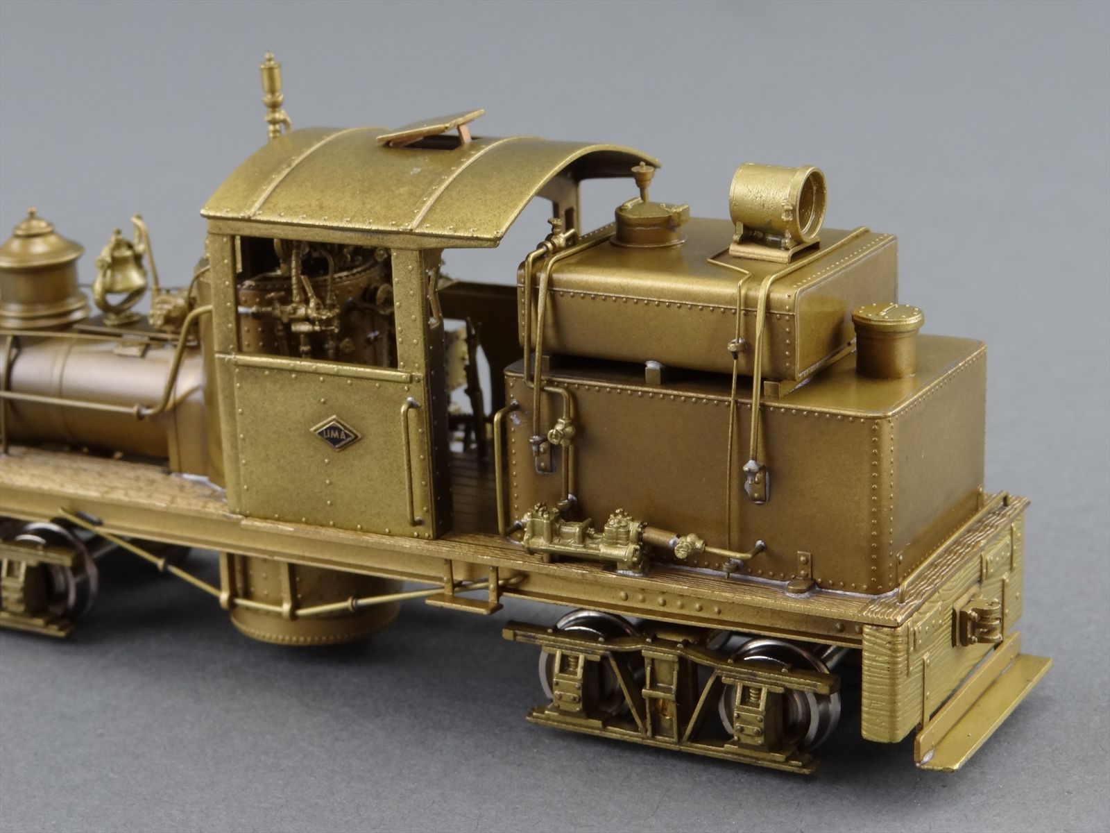 HO Brass Model Train - PFM United Mich Cal Lumber 2-Truck Shay #2 ...