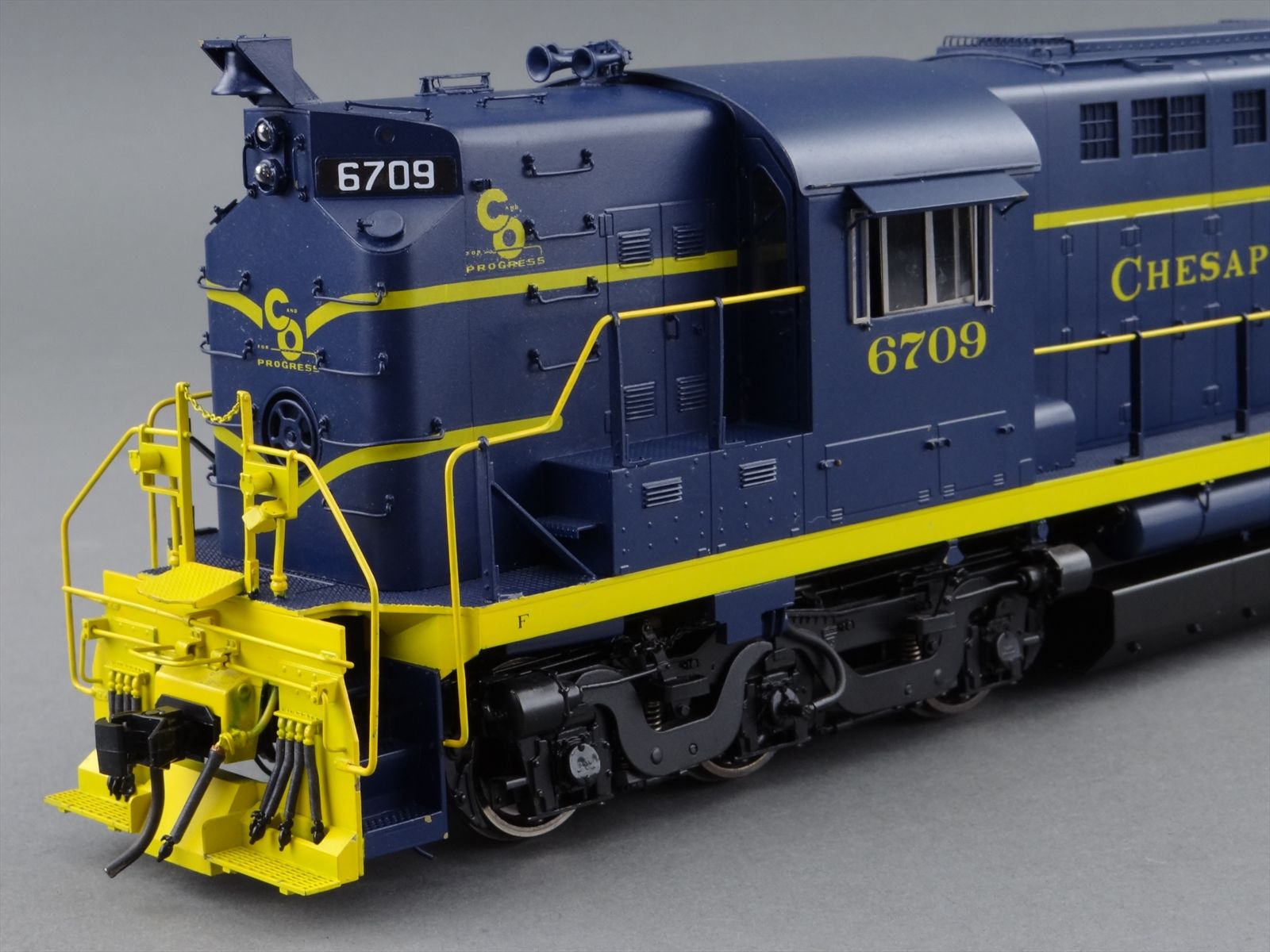 O Brass C&LS Car & Locomotive Shop C&O Chesapeake & Ohio RSD-12 Diesel #6709