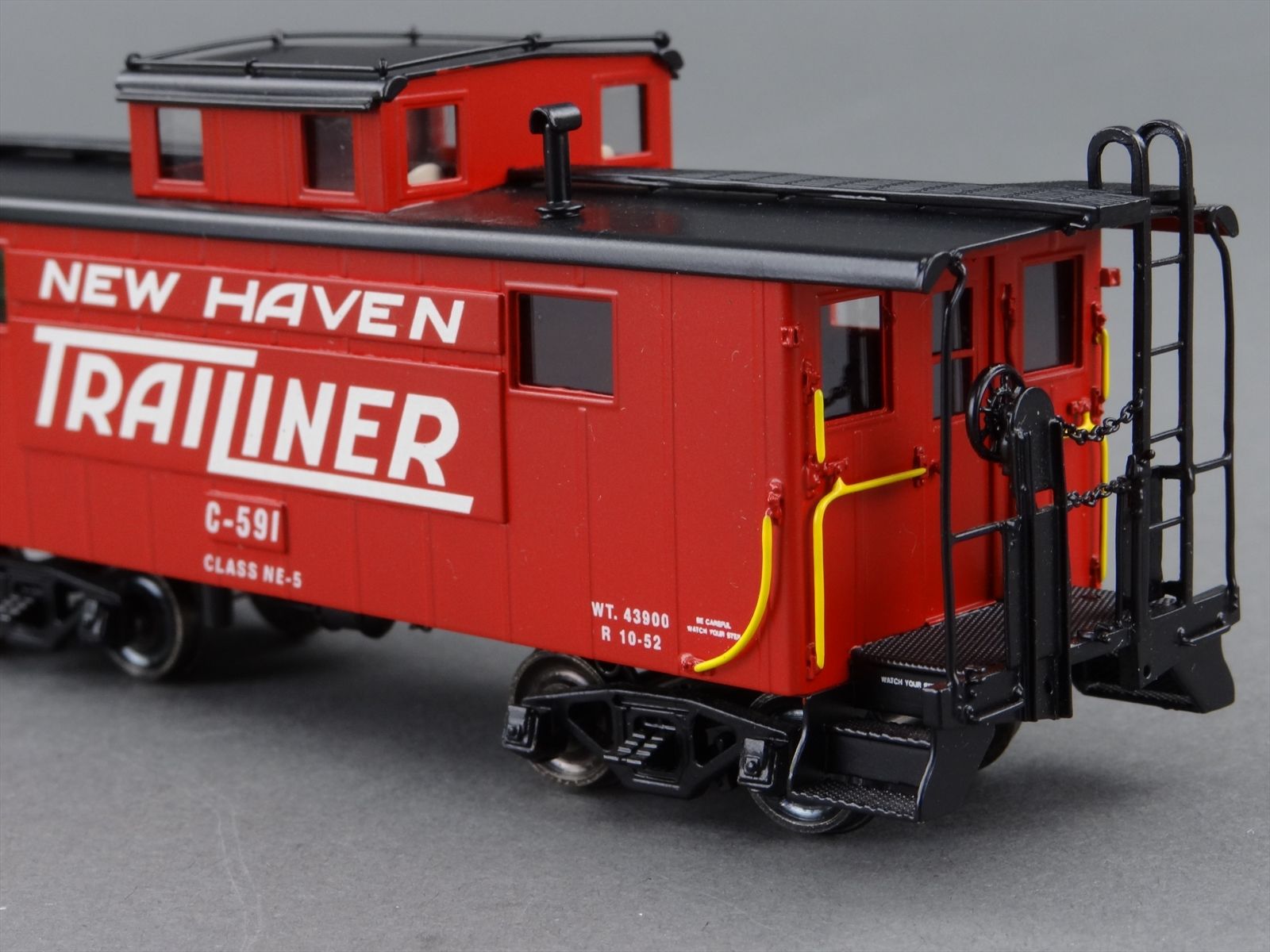 HO Brass Model Train - OMI 3979.1 Overland NH New Haven NE-5 Caboose #C ...